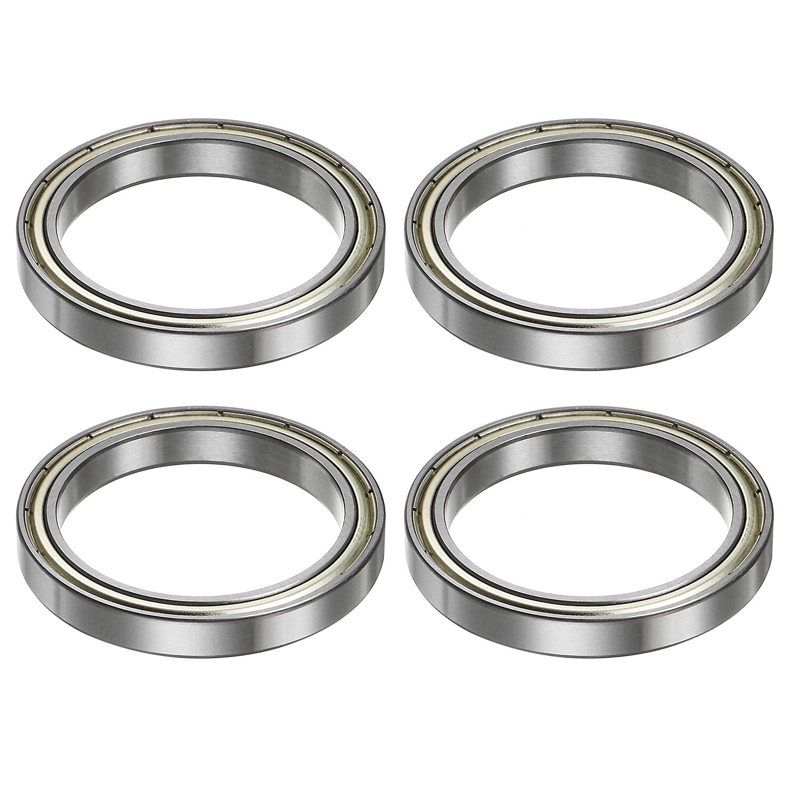 4pcs 6808ZZ Ball Bearings 40mmx52mmx7mm Chrome Steel ABEC3 Double ...
