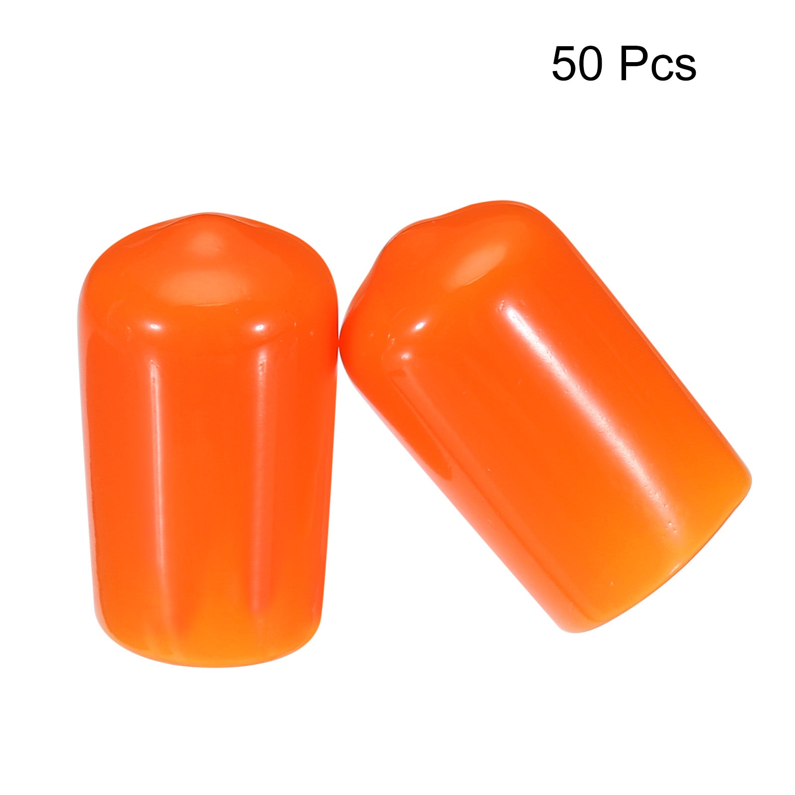 50pcs Rubber End Caps 12mm(1/2 Inch) ID Vinyl Round Tube Bolt Cap Cover ...