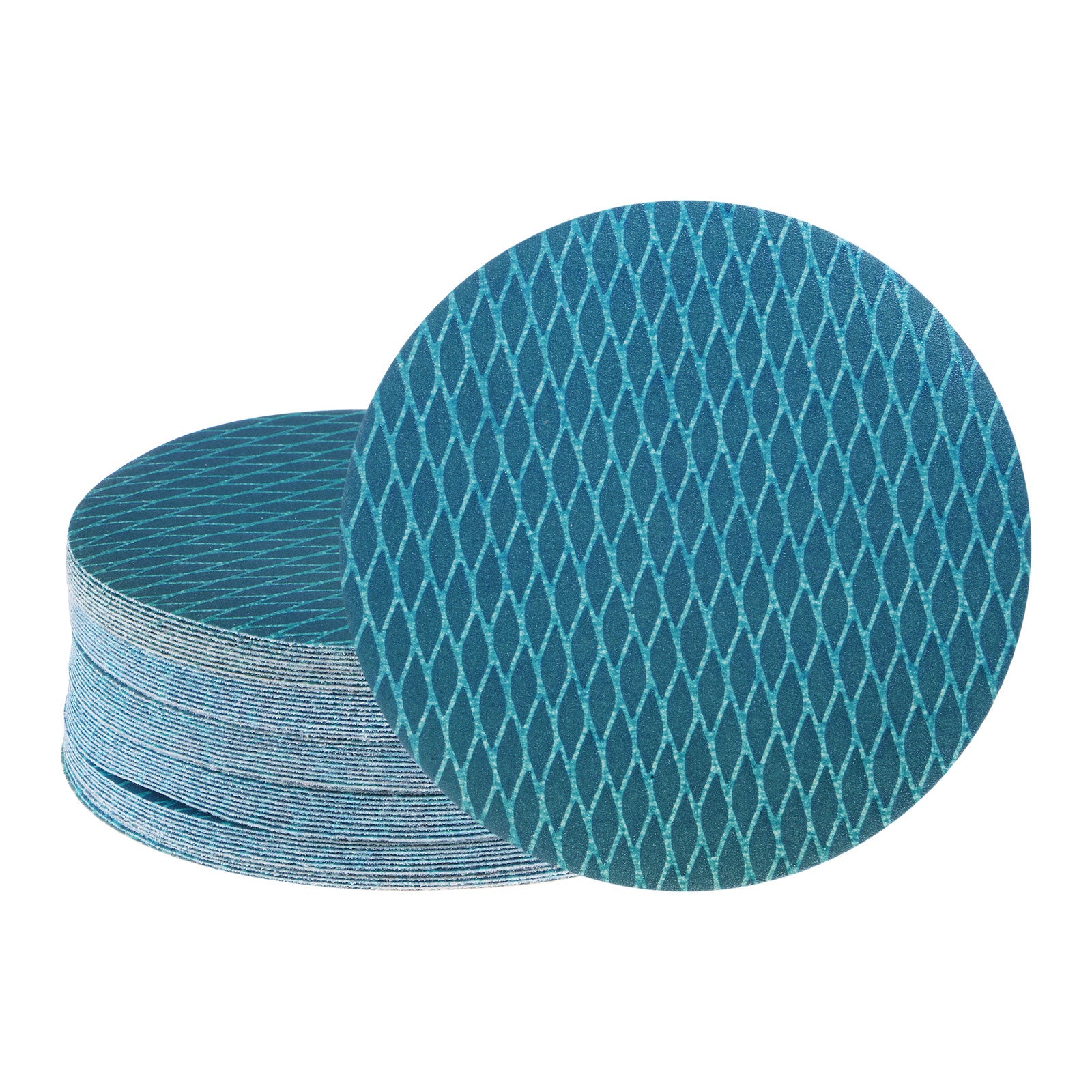 50pcs Diamond Shape Sanding Discs 6 Inch 400 Grit Hook & Loop Rhomb ...