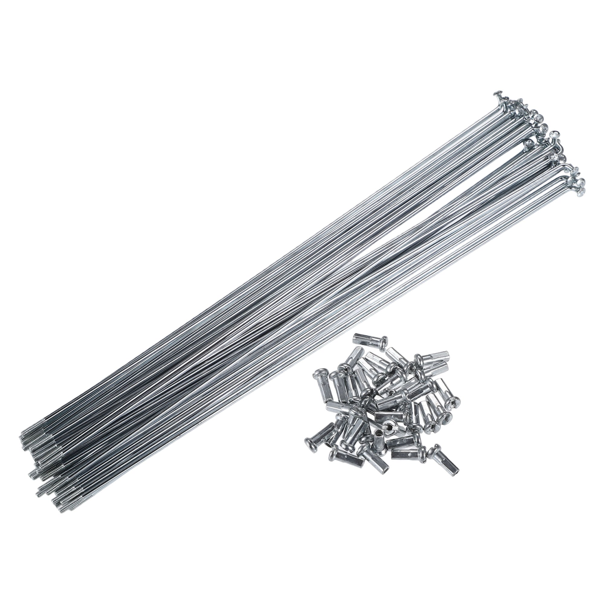 36pcs 14G J Bend Bicycle Steel Spokes 225mm 8.86" Cycle Spokes with ...