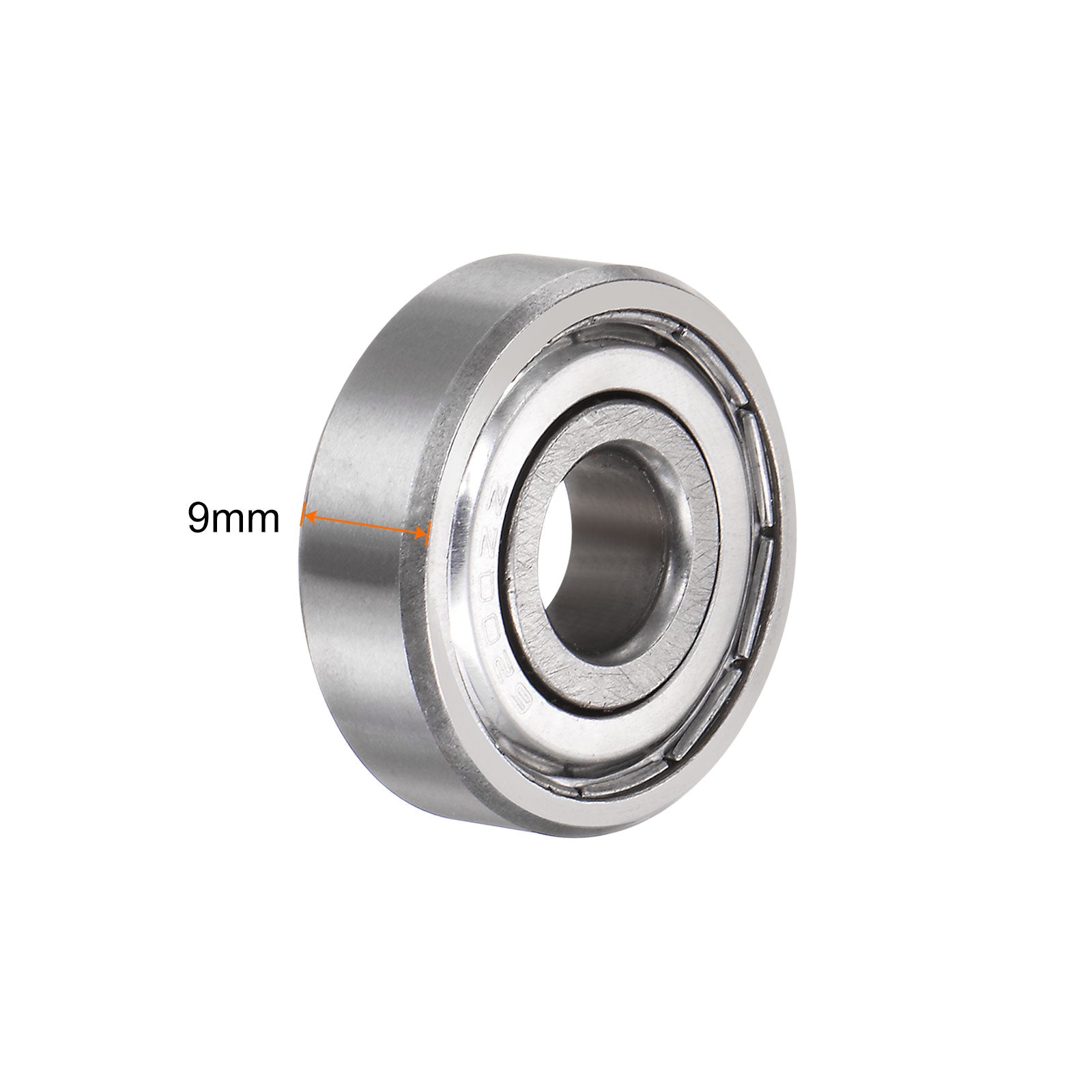 Uxcell 6pcs 6200ZZ Ball Bearings 10x30x9mm Carbon Steel Double Shielded ...