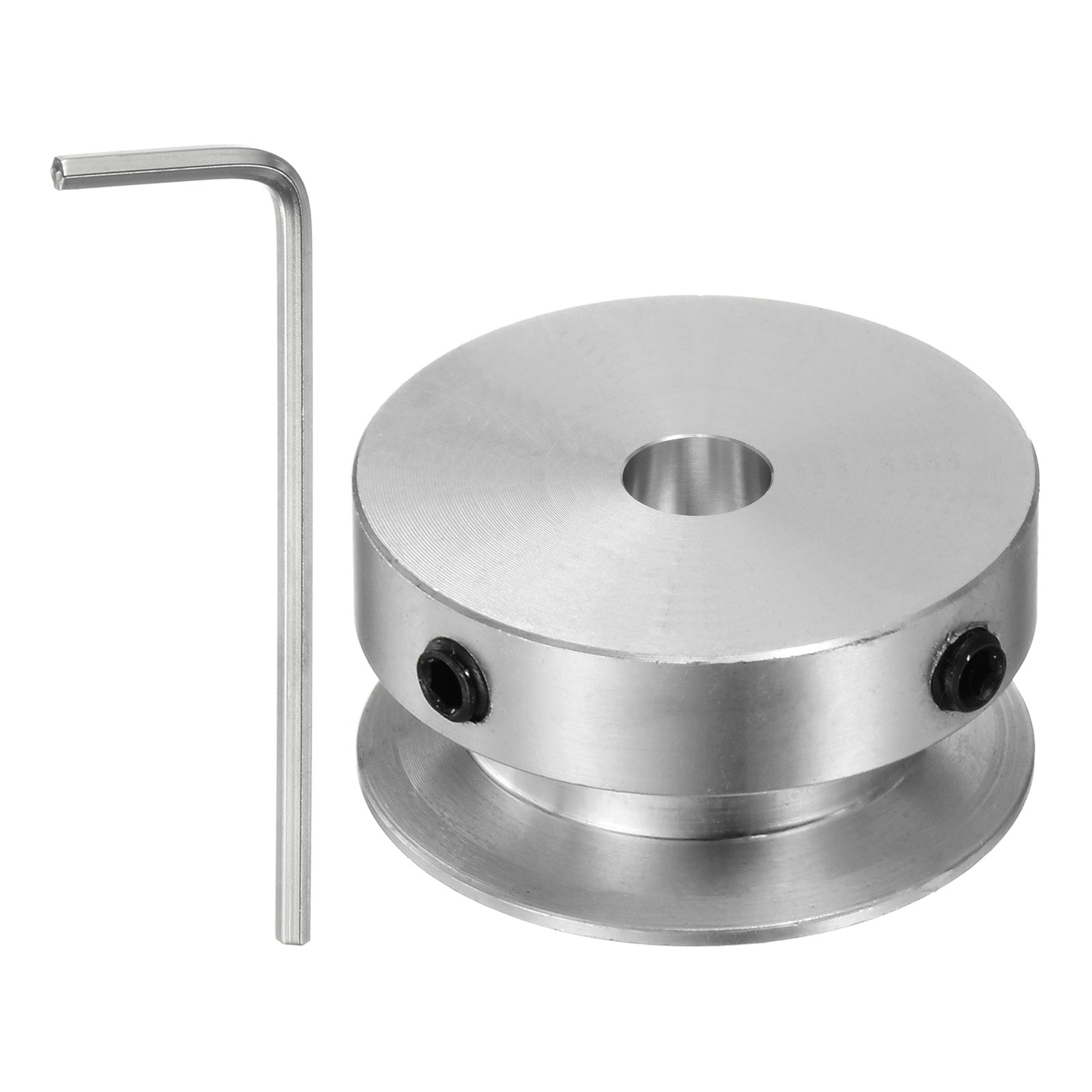 Single Groove Pulley 7mm Fixed Bore 30mm Outer Diameter Aluminum Alloy ...