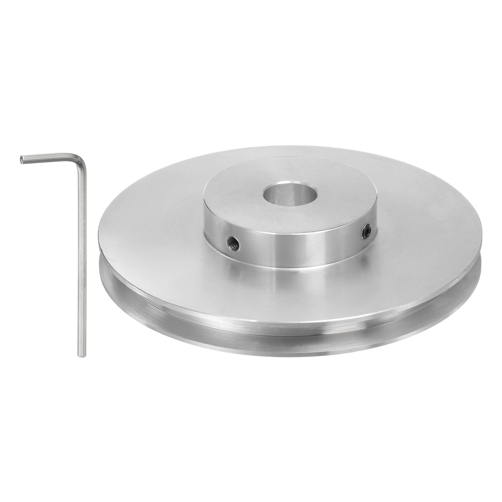 Single Groove Pulley 14mm Fixed Bore 100mm Outer Diameter Aluminum ...