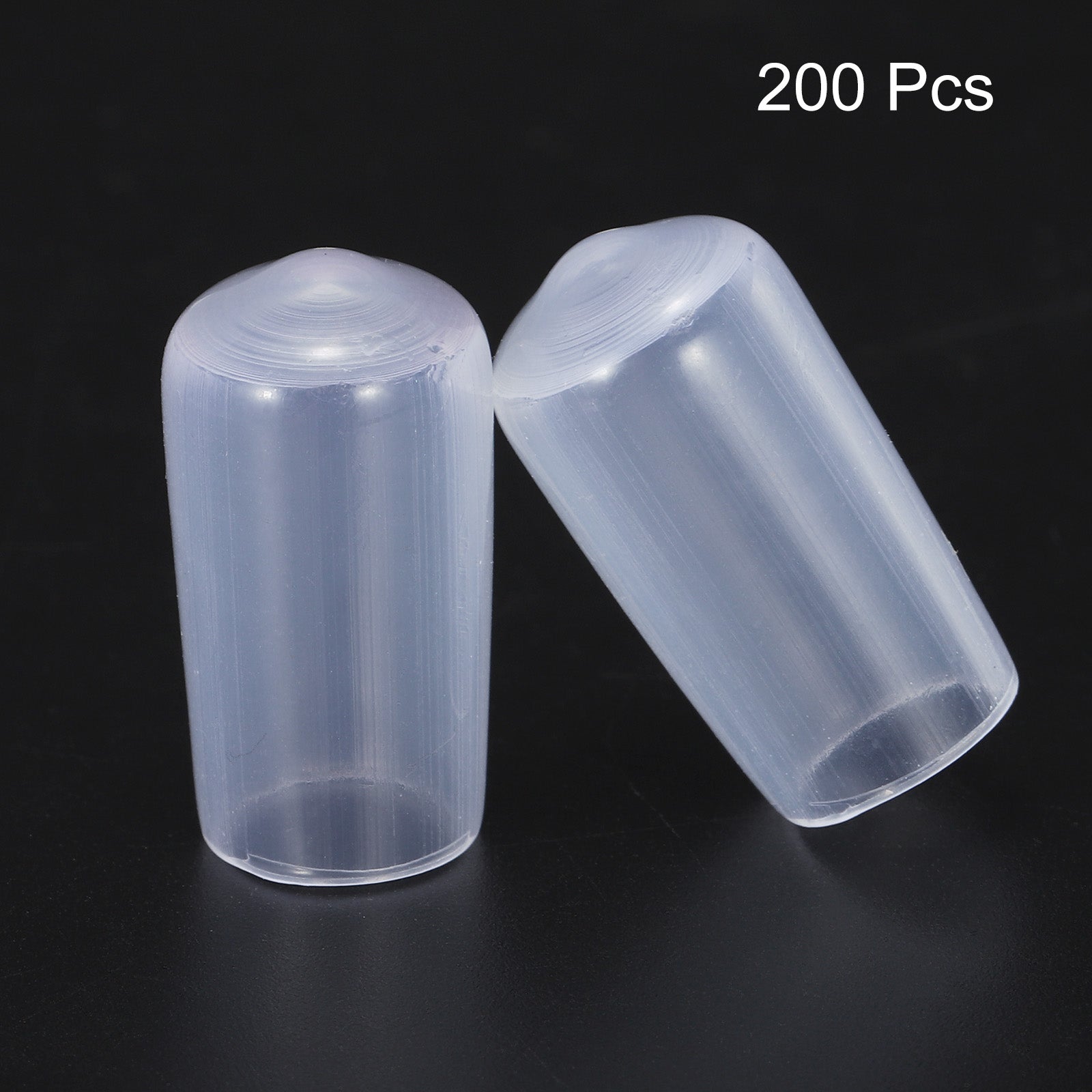 Uxcell 200pcs Rubber End Caps 10mm(3/8") End Cap Cover Screw Thread ...