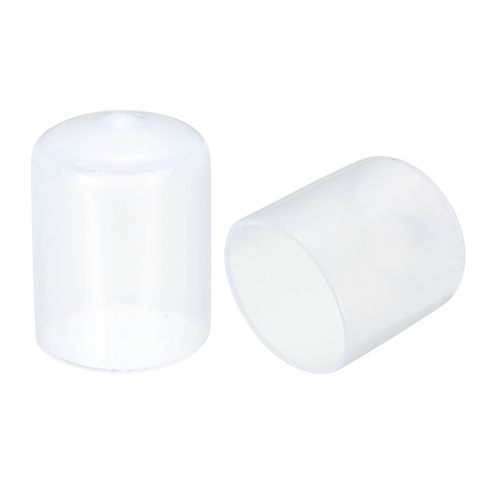 30pcs Round Rubber End Caps 7/8"(22mm) Clear PVC Vinyl Bolt Cover Screw ...