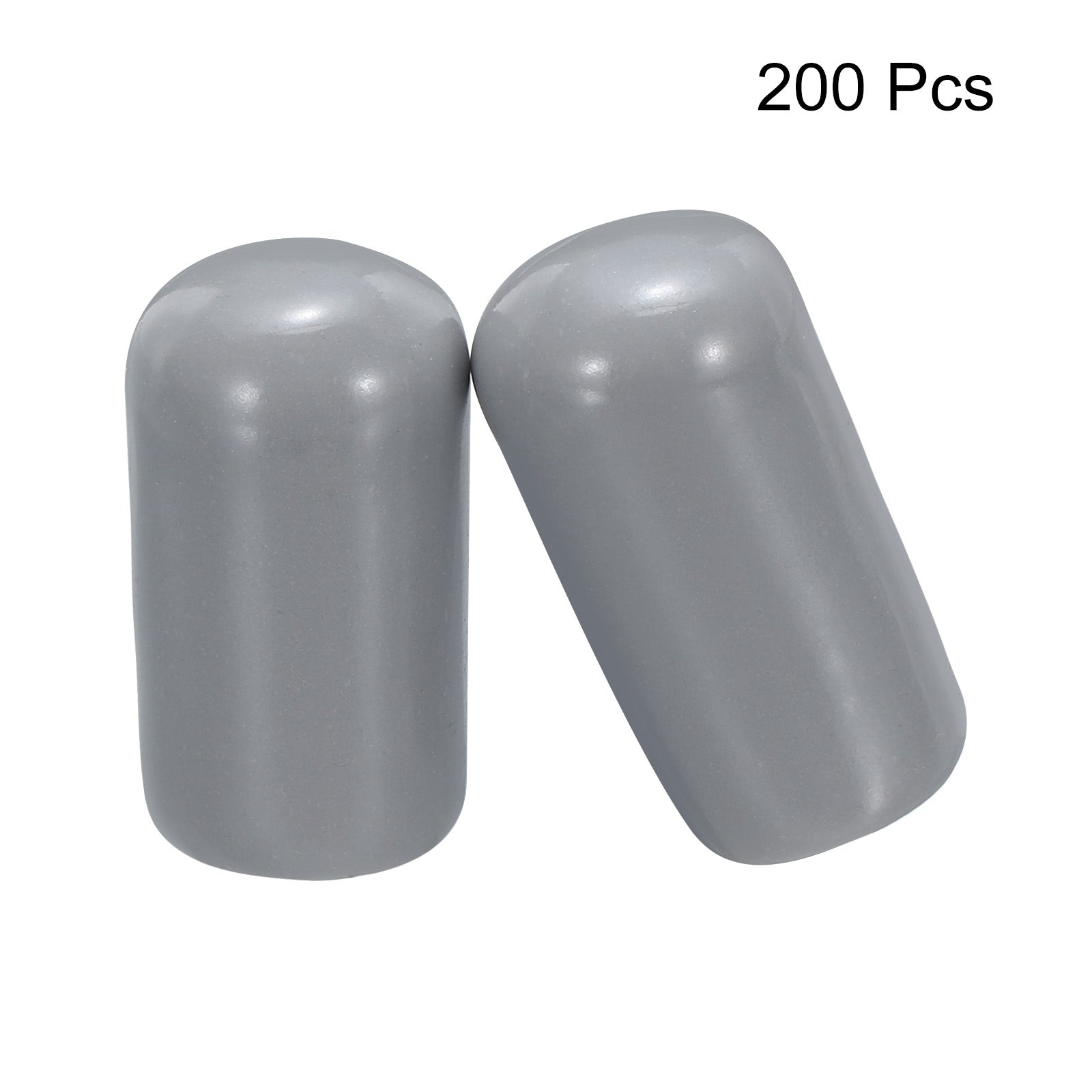 Uxcell 200pcs Rubber End Caps 10mm(3/8") End Cap Cover Screw Thread ...
