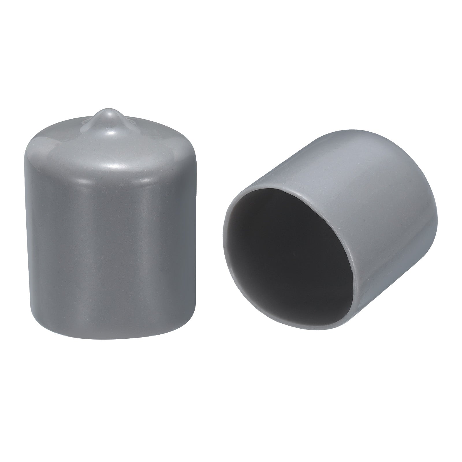 Uxcell 30pcs Round Rubber End Caps 22mm(7/8") Grey PVC Vinyl Bolt Cover ...