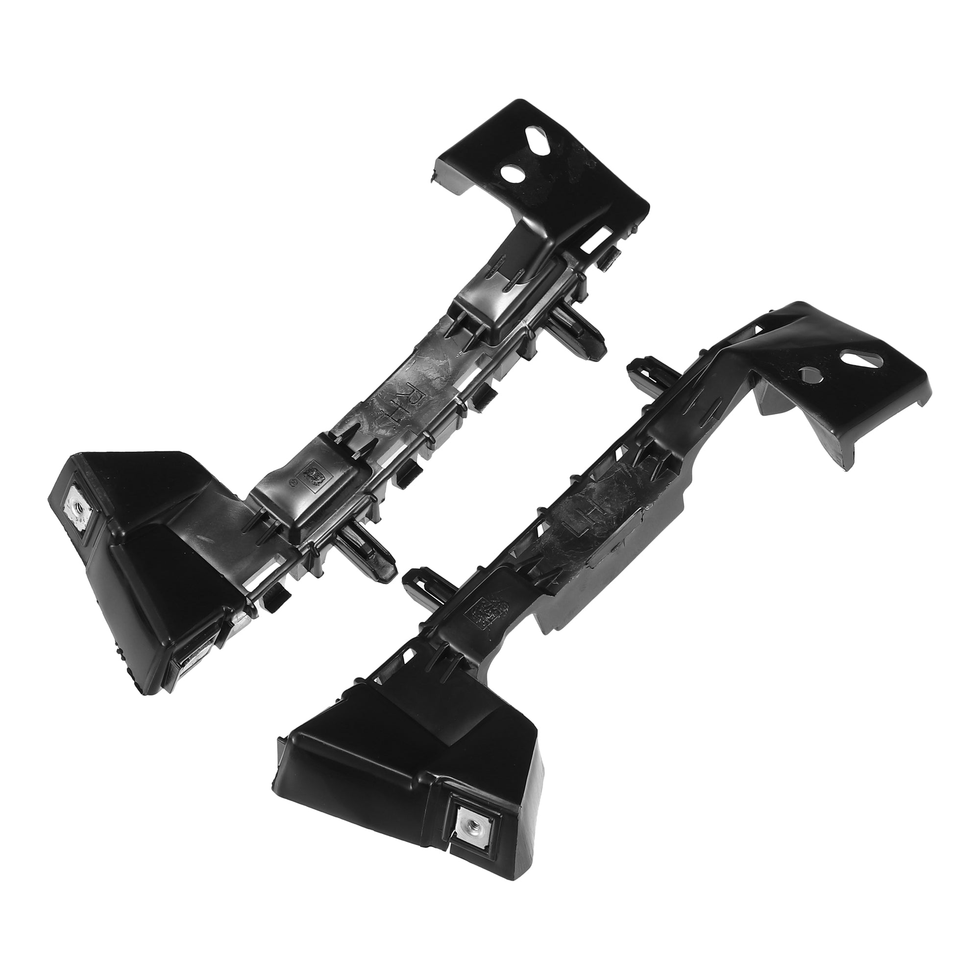 Uxcell 1 Pair Left Right Side Front Bumper Mounting Support Bracket No ...