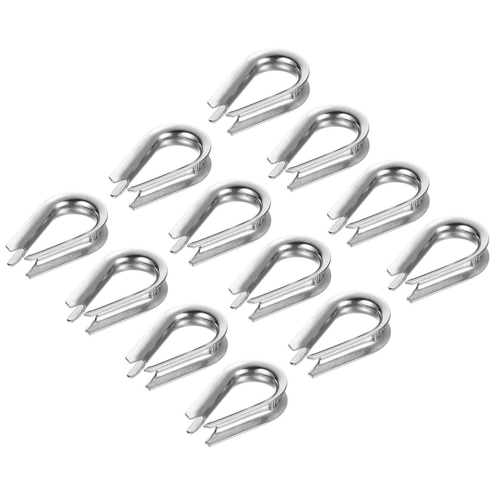M5 Stainless Steel Thimble, 20 Pack Wire Rope Thimbles for 3/16" Wire ...