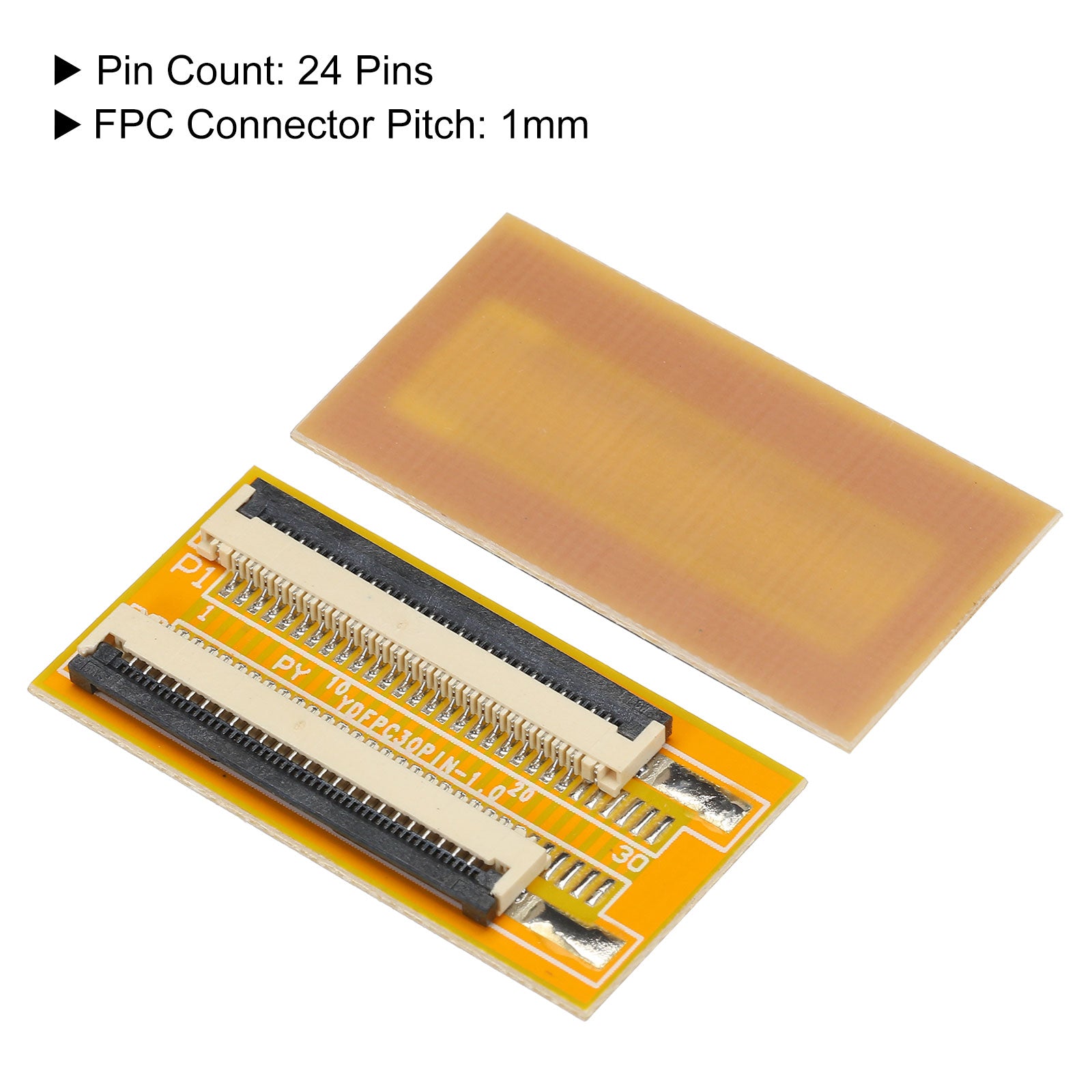 FFC FPC Extension Board PCB Extend ZIP HDD Connector 24 Pin 1mm Pitch ...