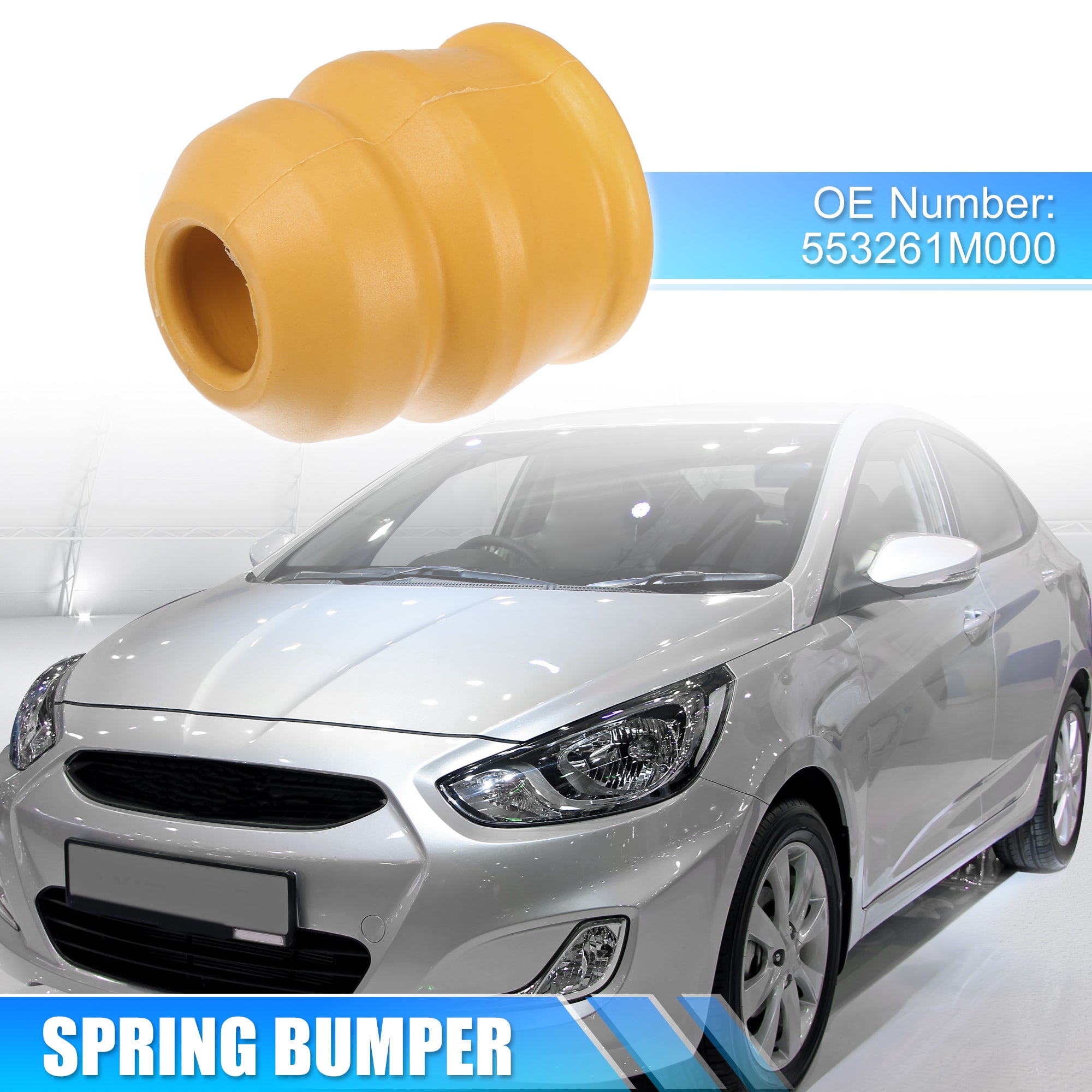Uxcell No.553261M000 Car Rear Spring Bumper Step Bumpers for HYUNDAI ...