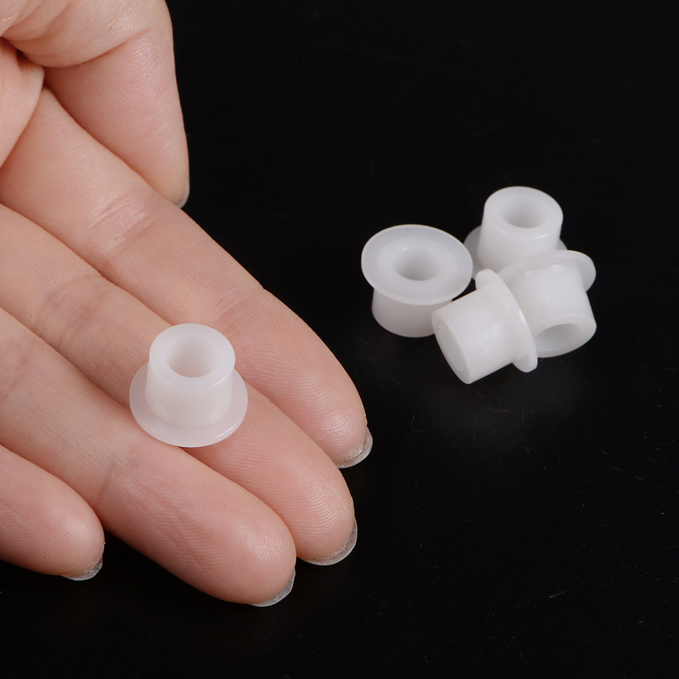 Uxcell 12pcs Flanged Sleeve Bearings 6.1mm ID 9.9mm OD 8.3mm Length ...