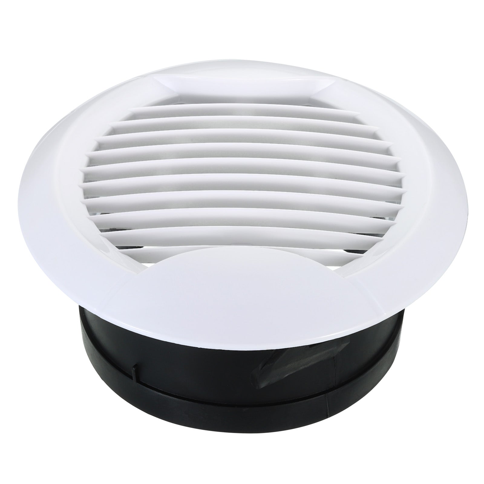 5 Inch Round Air Vent, Ceiling Diffuser Grill Cover ABS Louver Soffit ...