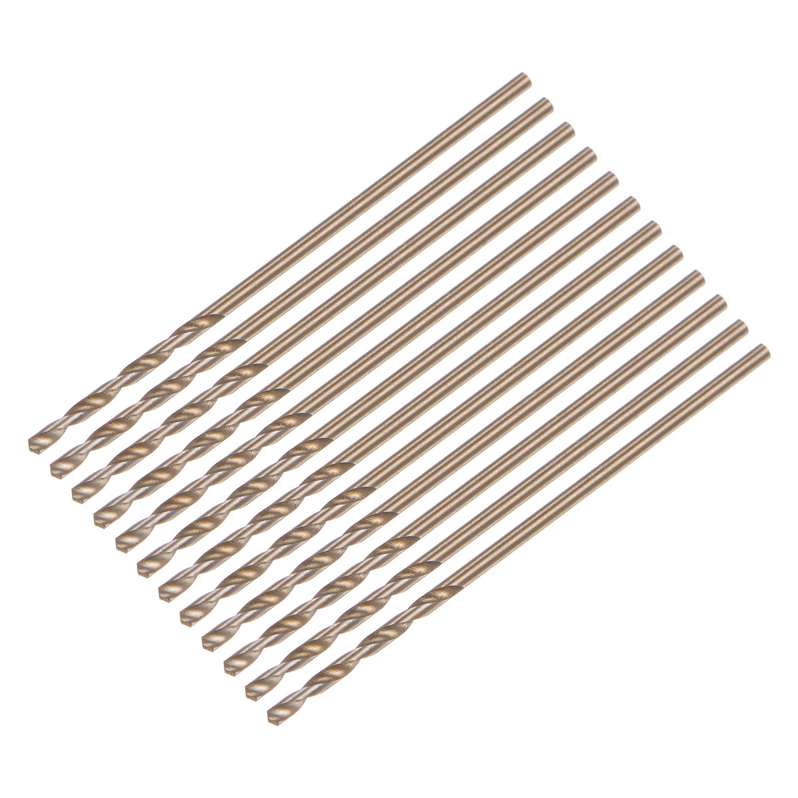 Uxcell 12pcs 1mm Gold Titanium Coated High Speed Steel (HSS) 4341 Twist ...