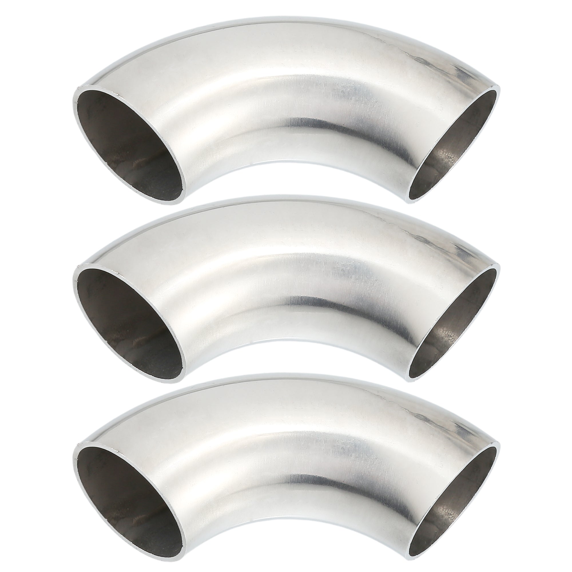 Uxcell 3pcs 90 Degree Mandrel Bend Elbow SS304 Stainless Steel Bend ...