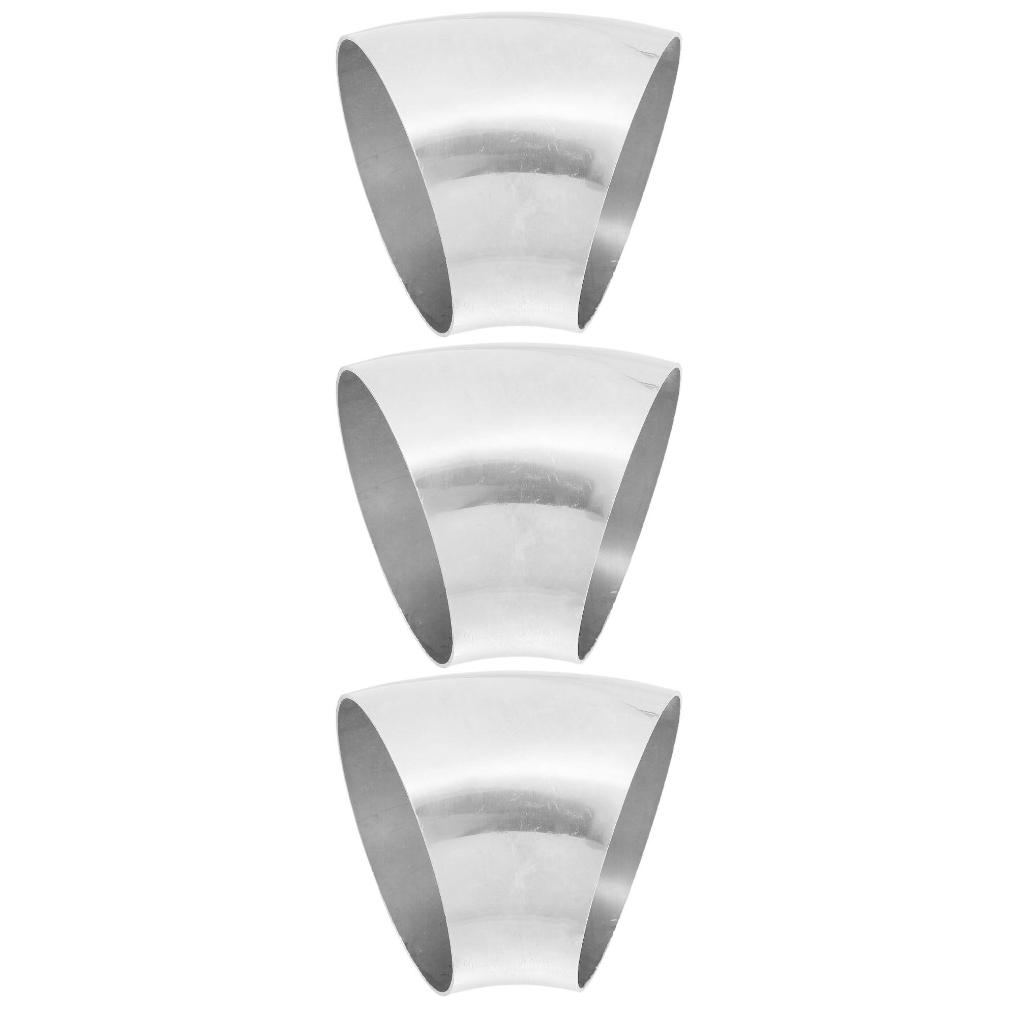 Uxcell 3pcs OD 4 Inch 45 Degree Mandrel Bend Elbow SS304 Stainless ...