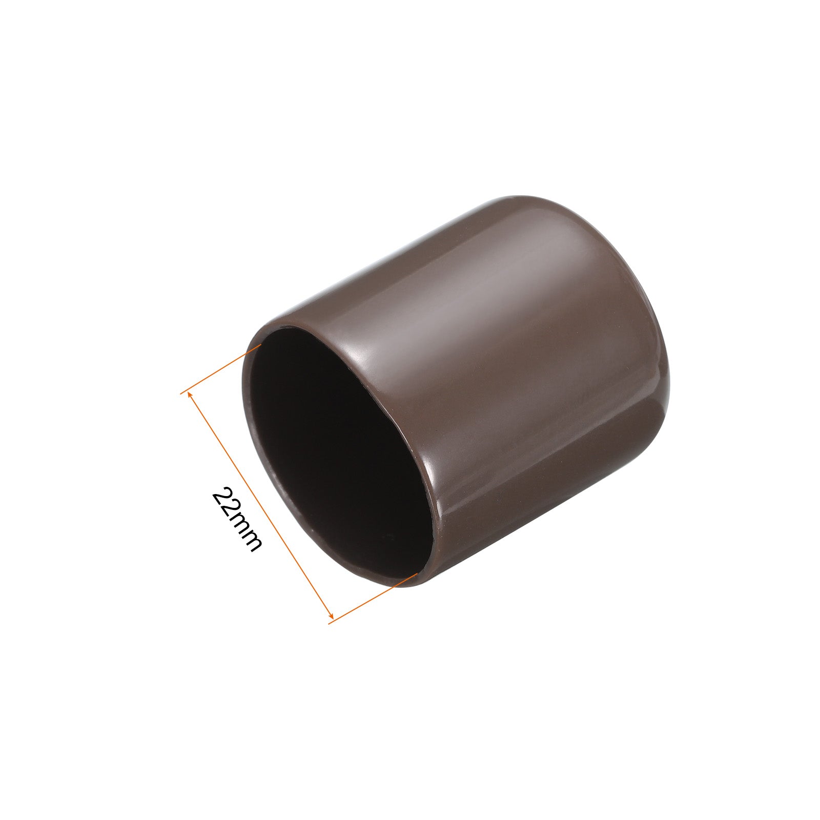 Uxcell 20pcs Rubber End Caps 22mm ID Bolt Cap Cover Screw Thread ...