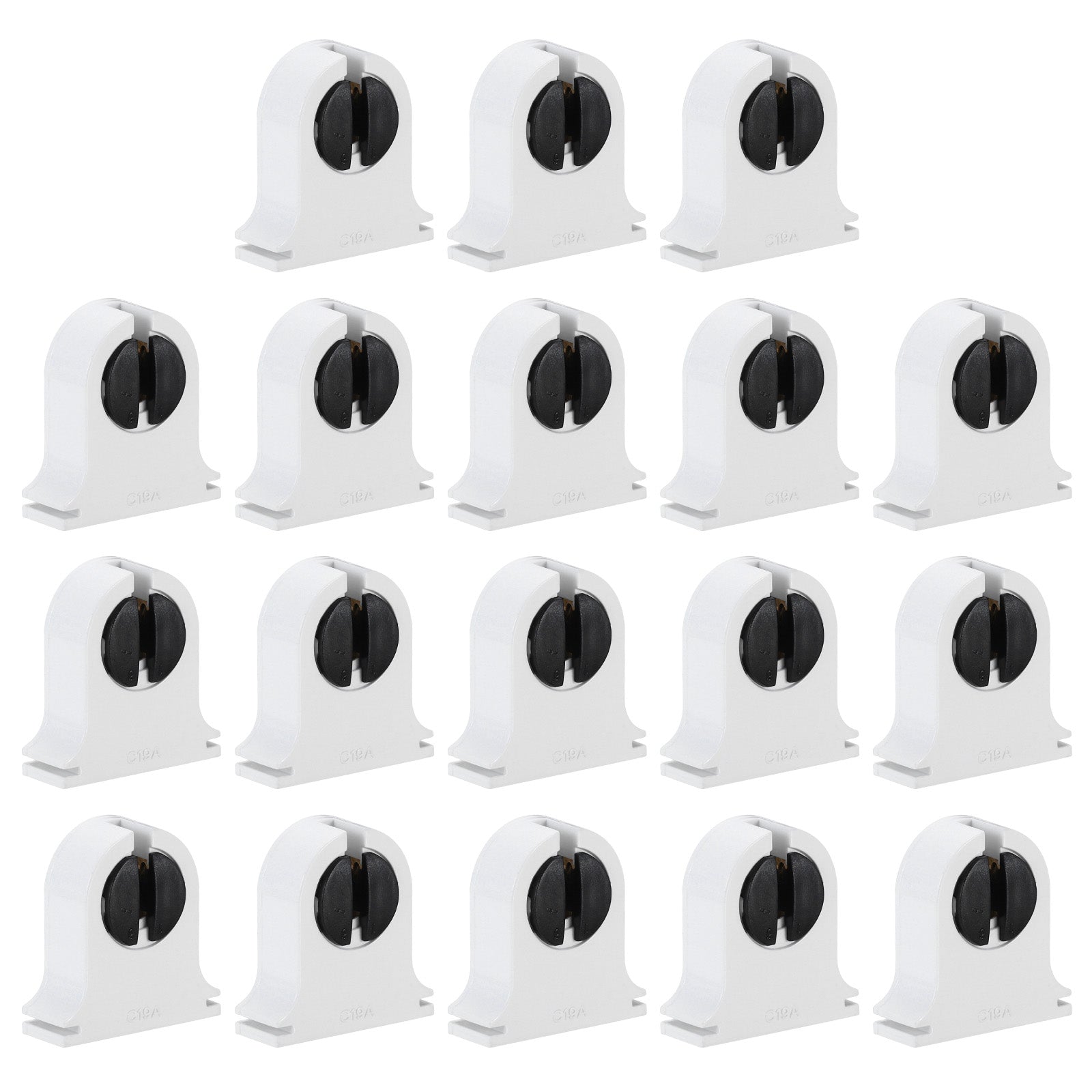 T5 Fluorescent Light Holder, 18 Pack G5 Lamp Base LED Fluorescent Tube ...