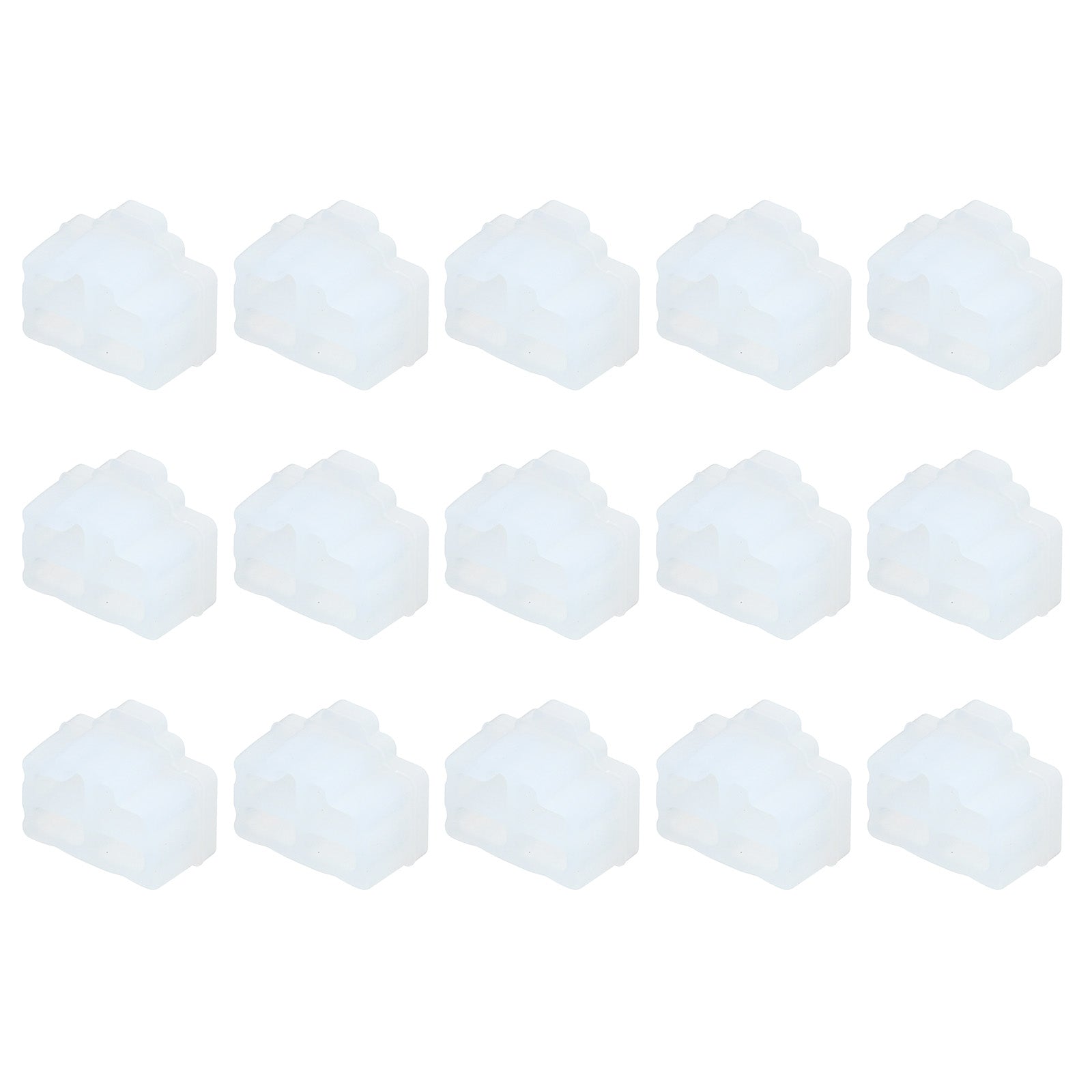 15pcs RJ45 Port Duct Covers Caps Silicone Plugs Protector for Laptop PC ...