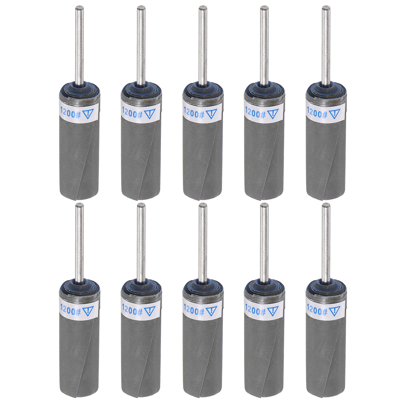 10pcs Abrasive Sandpaper Rolls 1200 Grit 2.35mm Shank for Polishing ...