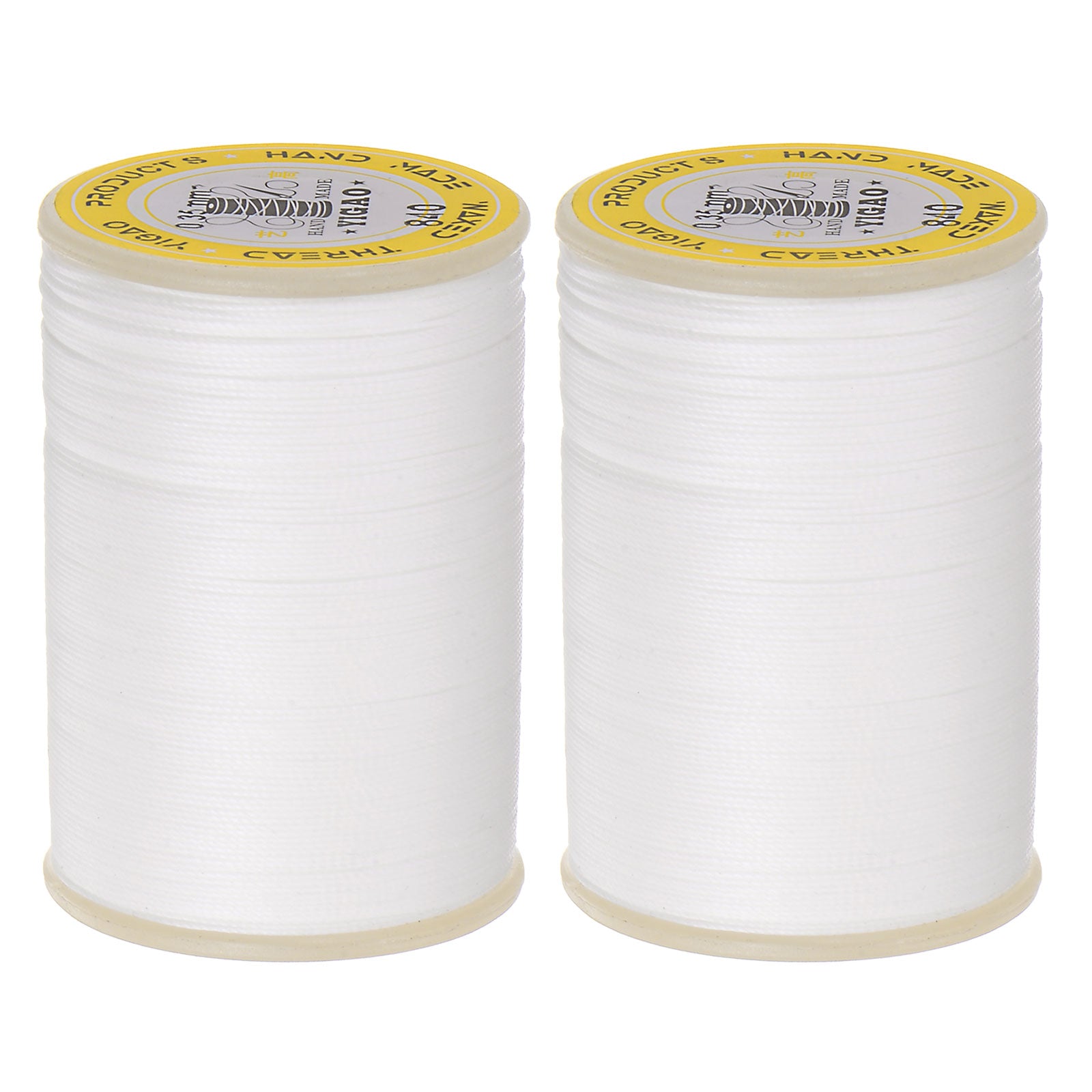 2pcs Upholstery Sewing Thread 328 Yards 300m Polyester String White ...