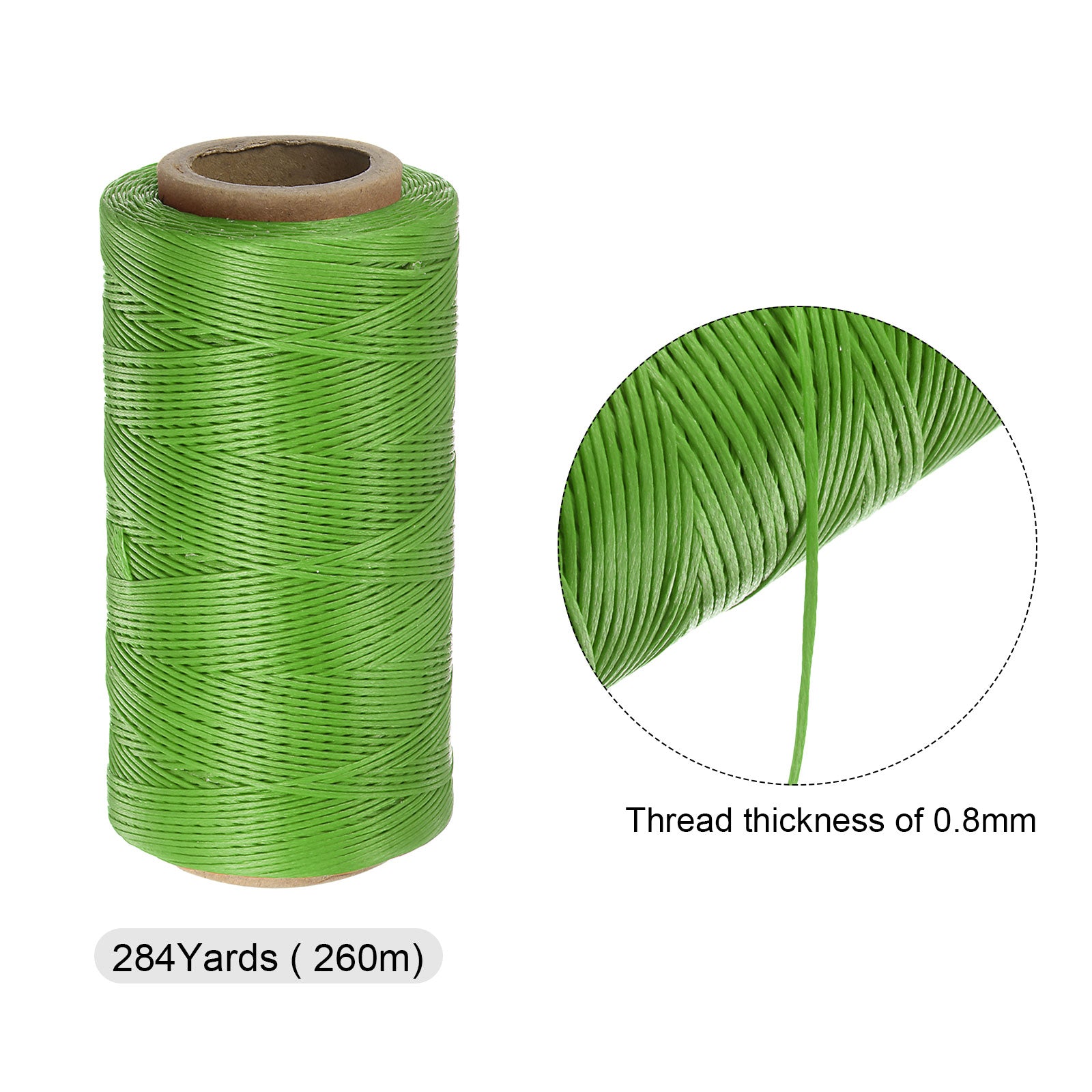 Upholstery Sewing Thread 284 Yards 260m Polyester String Green | Harfington