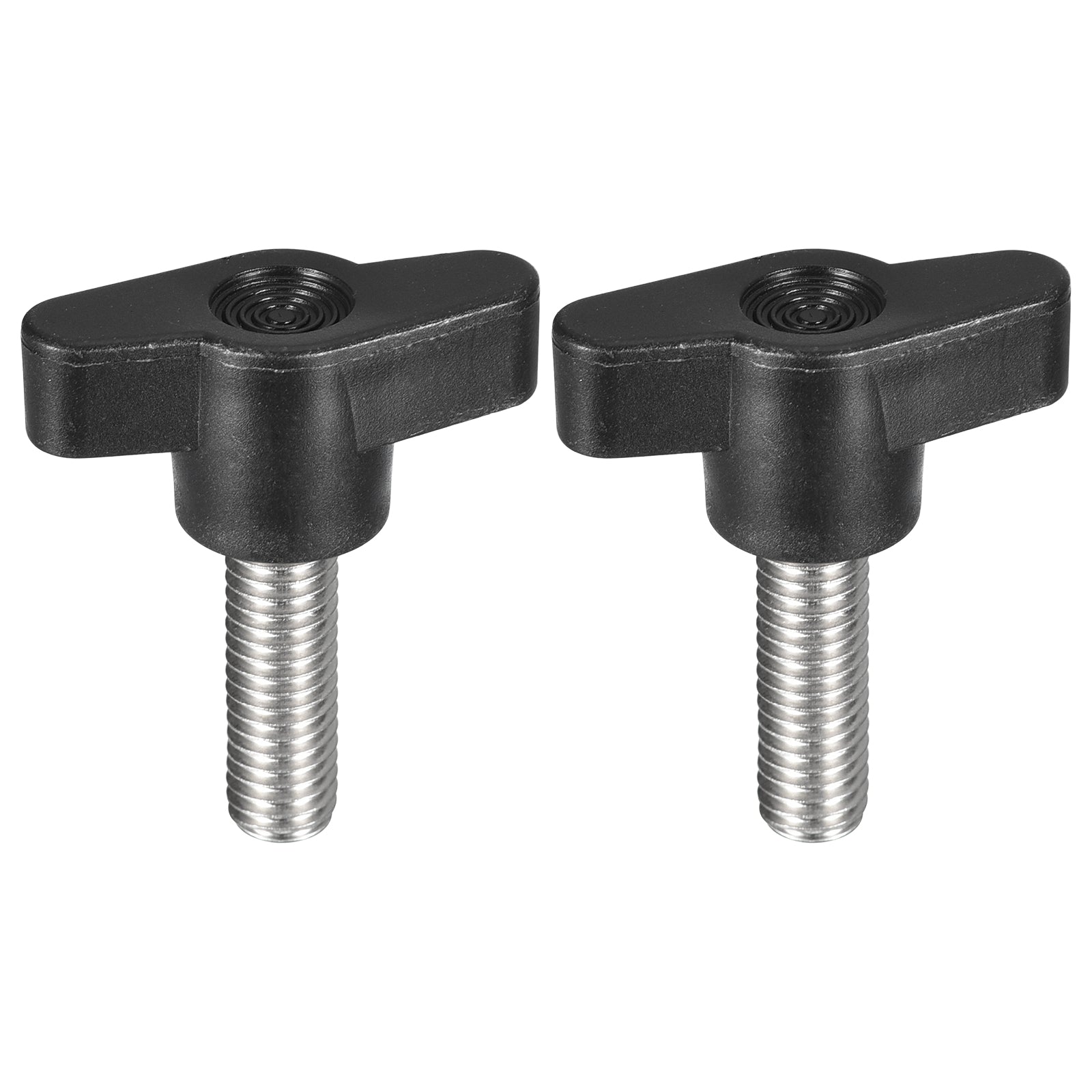 Uxcell 2Pcs Metric 304 Stainless Steel Clamping Screw Knob T Shape ...