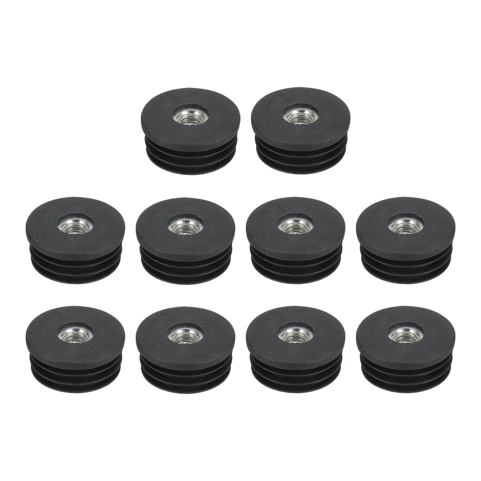 Uxcell 10Pcs Caster Insert with Thread, 32mm/1.26" M8 Thread for ...
