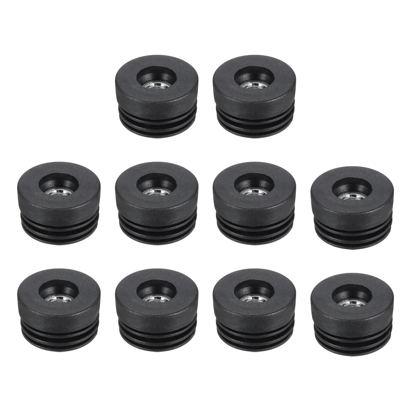 Uxcell 10Pcs Caster Insert with Thread, 38mm/1.5" M10 Thread for ...