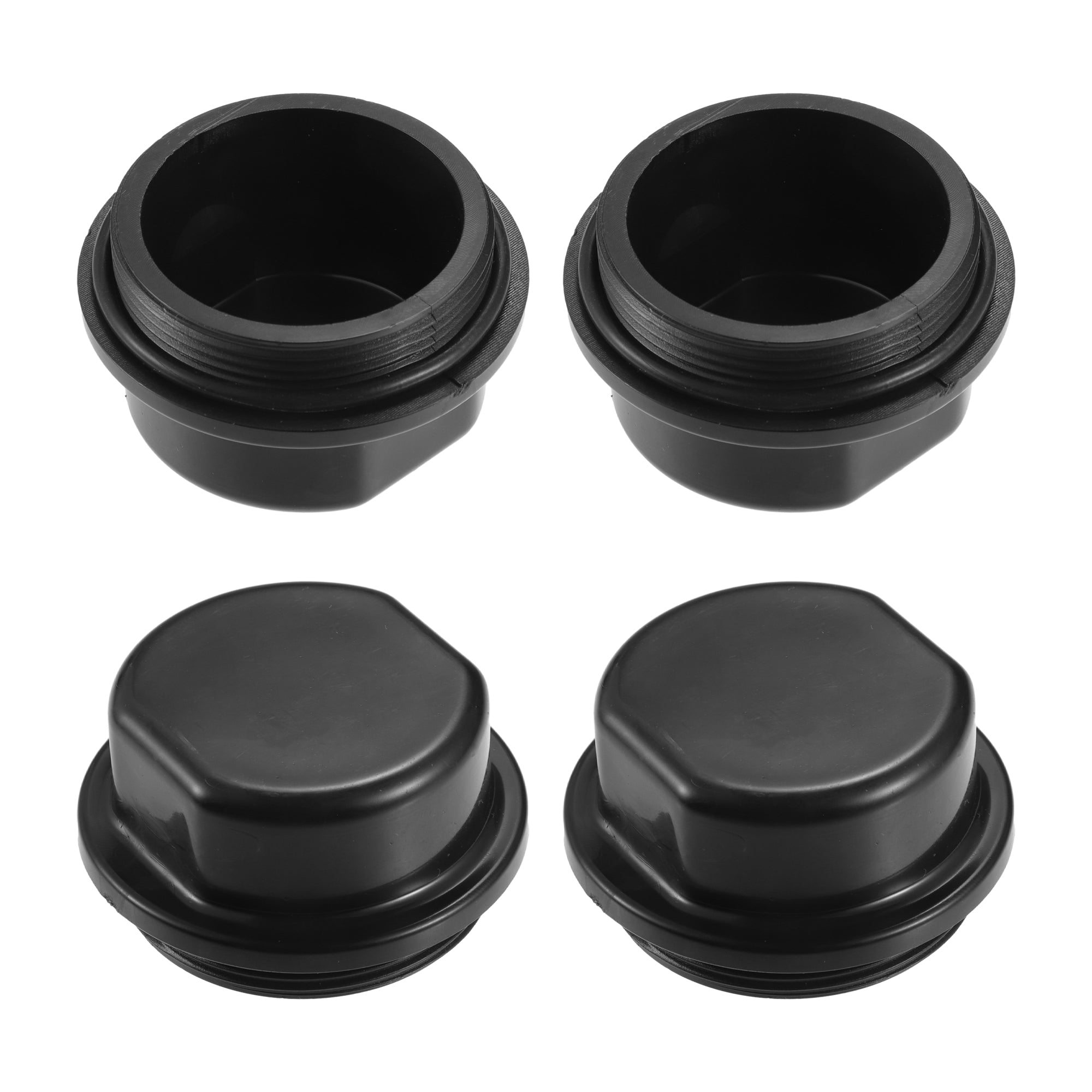 Trailer Bearing Hub Cap Black Hub Dust Cap Fit for Vortex 81143 48355V ...
