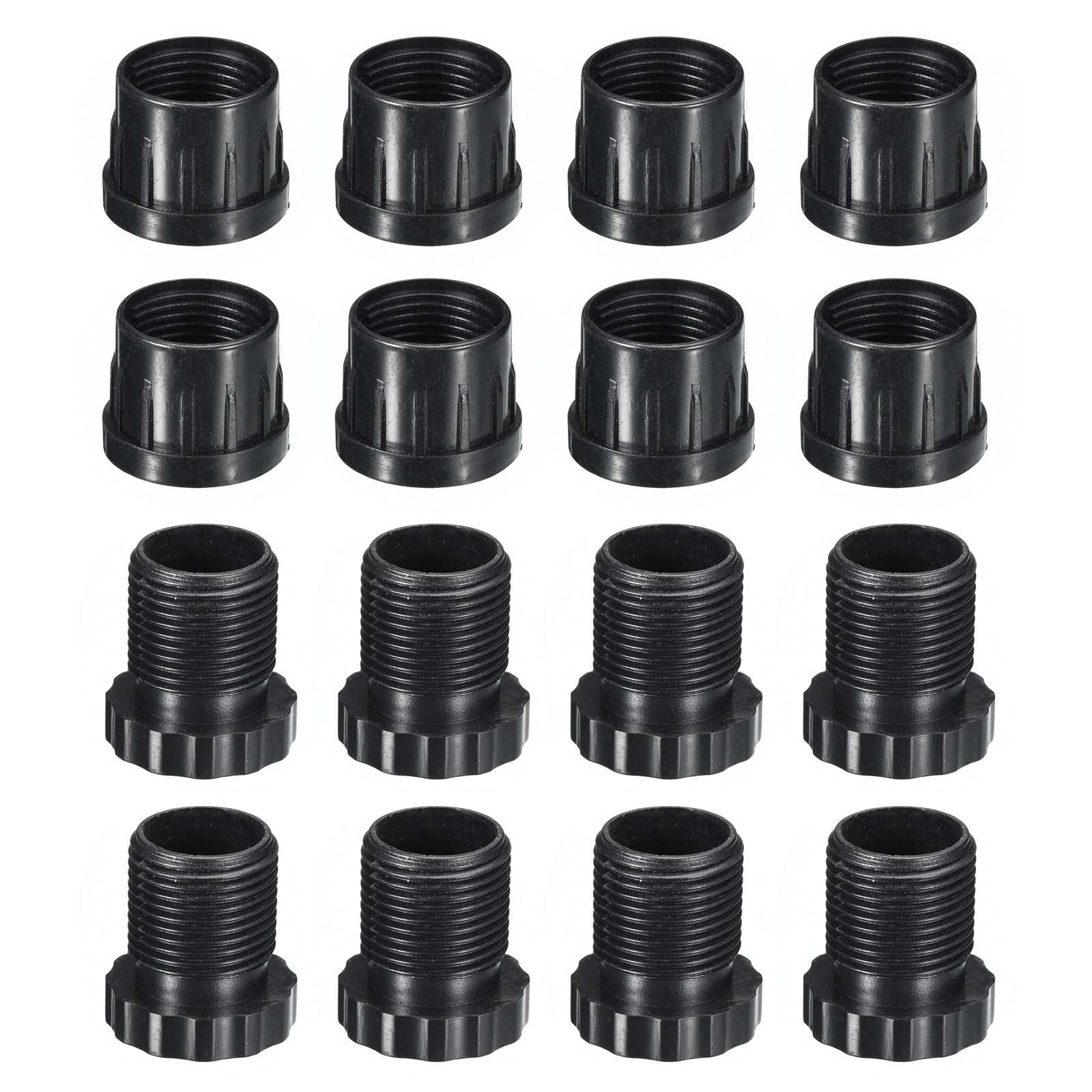 Uxcell 8Pcs Inserts for Round Tubes with Leveling Feet, for 25mm/0.98 ...