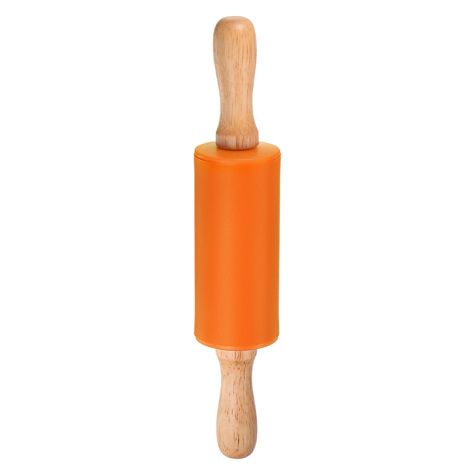 Silicone Rolling Pins for Baking 23.5cm x 4.2cm Orange | Harfington