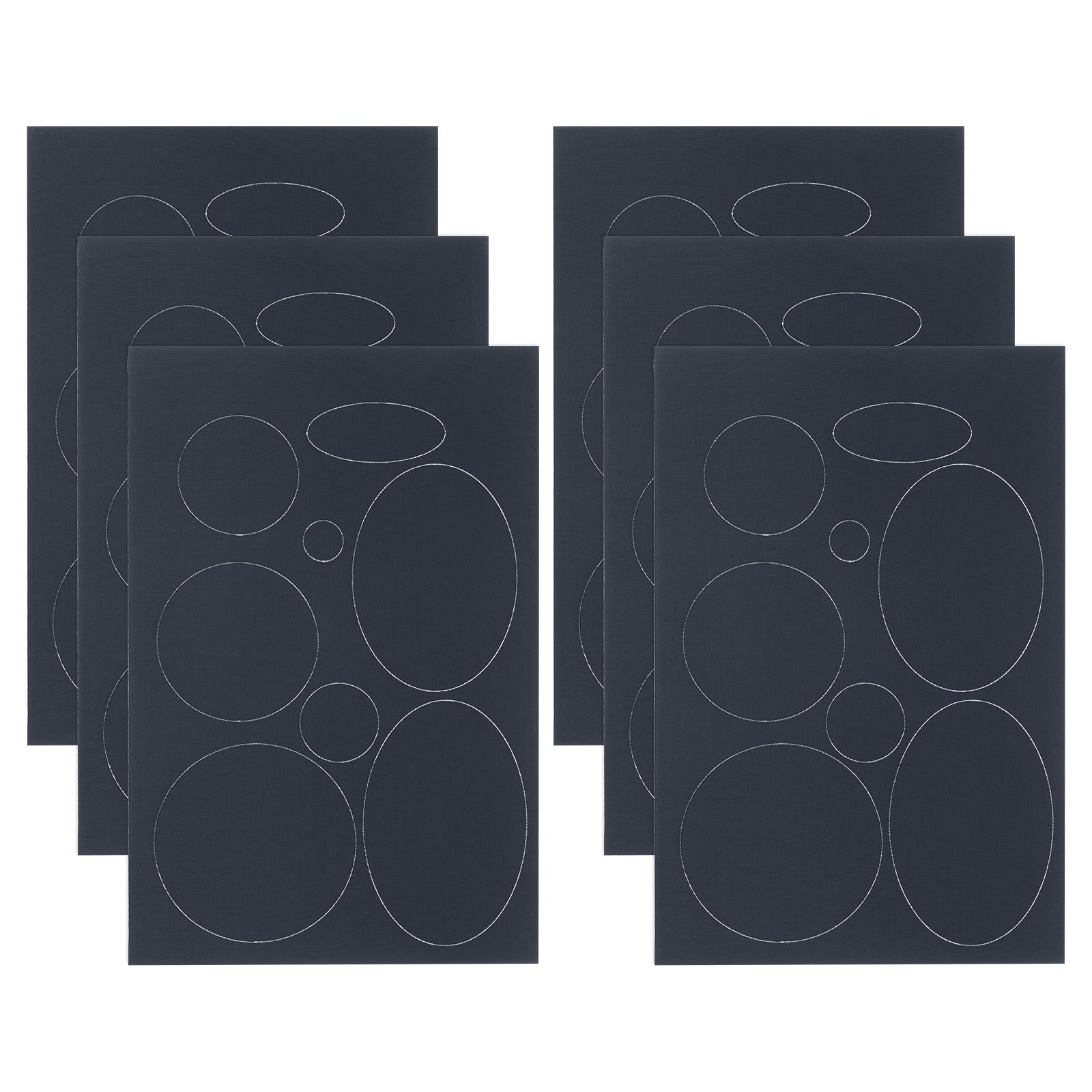 6Pcs Down Jacket Repair Patch Kit Self-Adhesive Nylon Fabric Patches ...