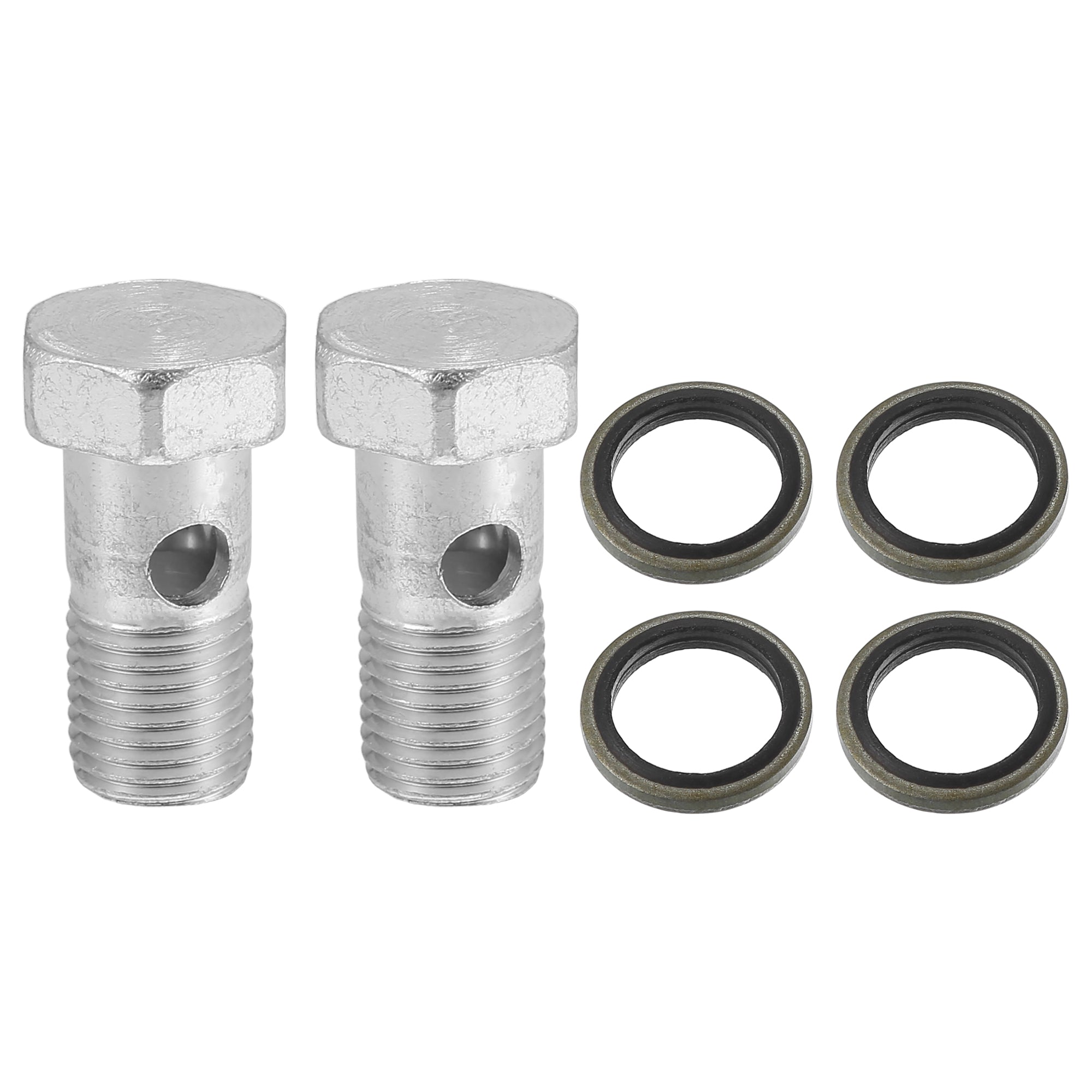 Car Bolt Brake Fitting Adapter Kit M14x1.25 Brake Line Thread Single ...