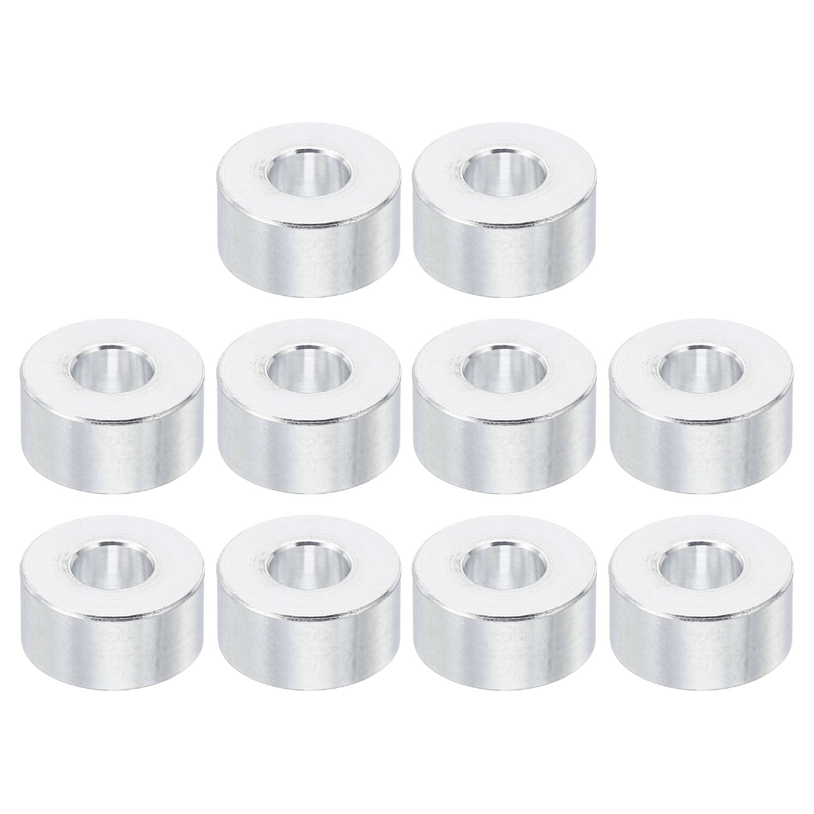 M8 Aluminum Spacers, 10 Pcs Metal Spacer Aluminum 8.5mm ID x 20mm OD x ...