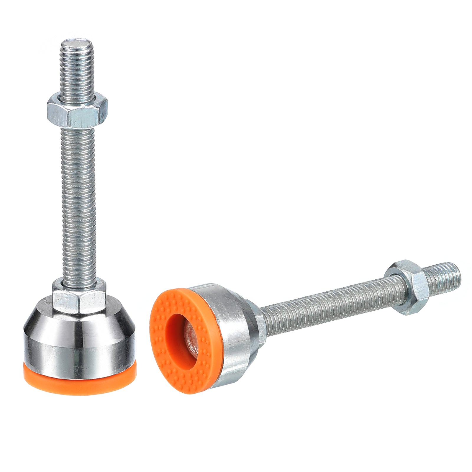 Uxcell Leveling Feet, 2Pcs M12x100x40mm - Carbon Steel Non-Skid Anti ...