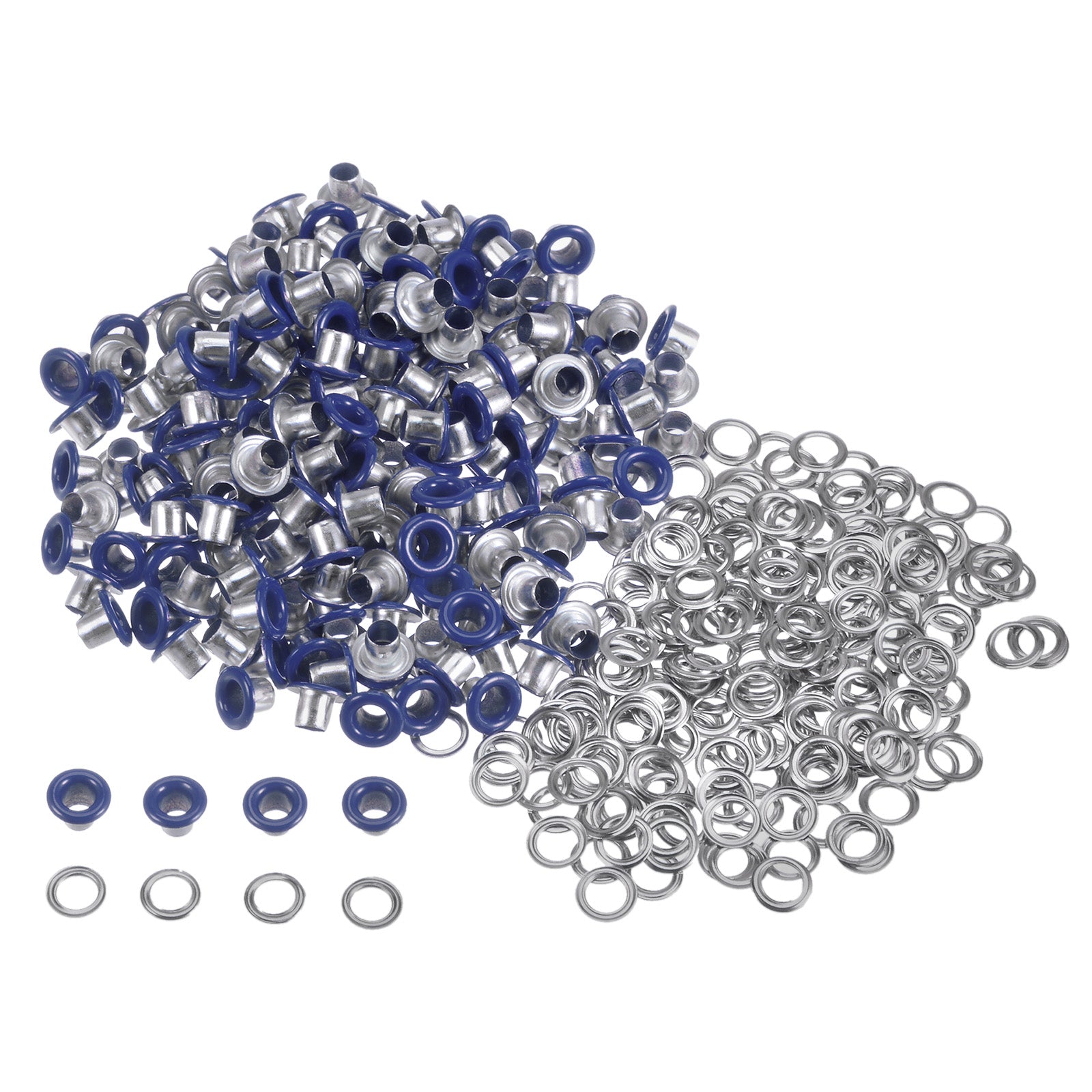 300set Grommets Kit Metal Eyelets 3mm 1/8" Hole Tiny Grommet with ...
