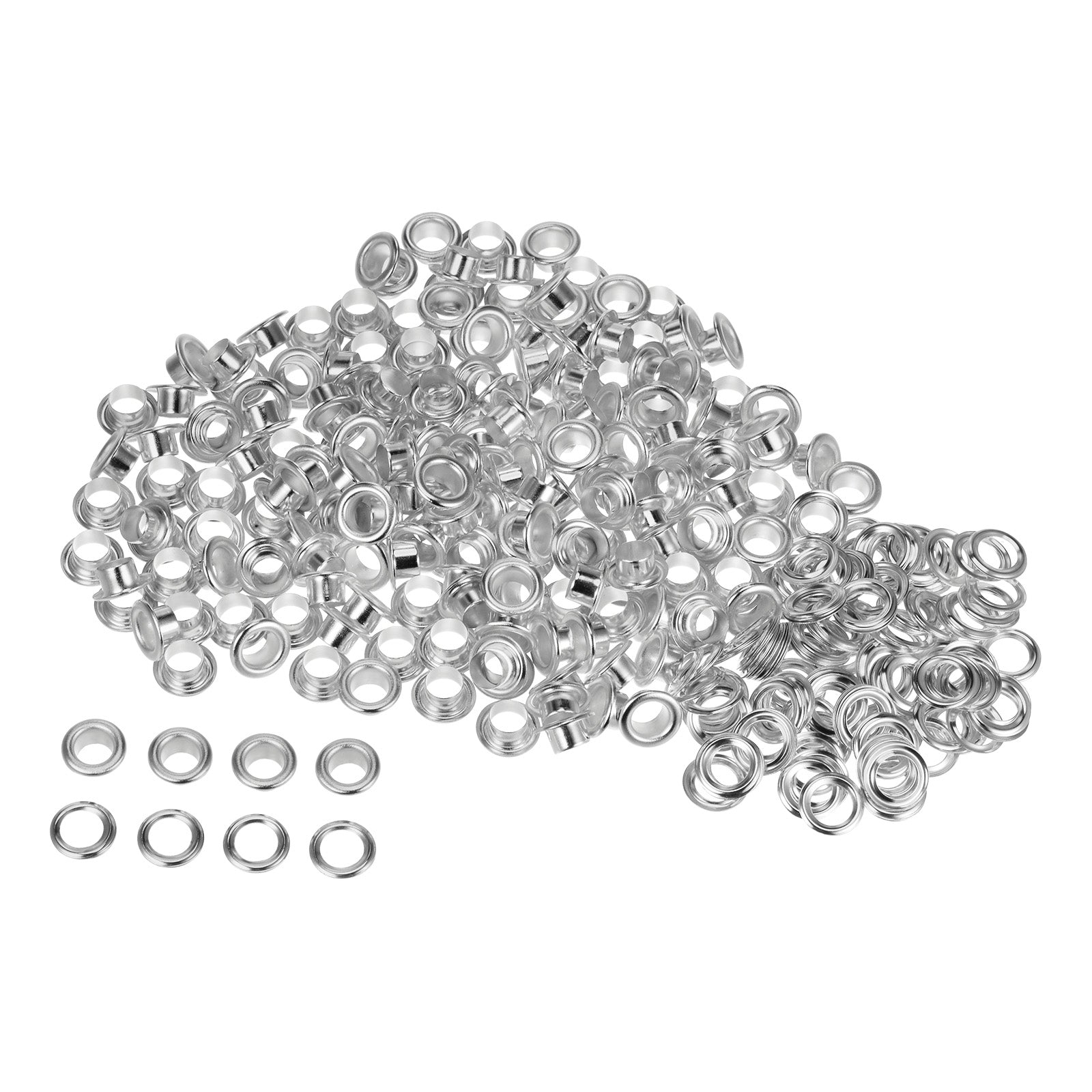 200set Grommets Kit Metal Eyelets 6mm 1/5" Hole Tiny Grommet for Shoes ...