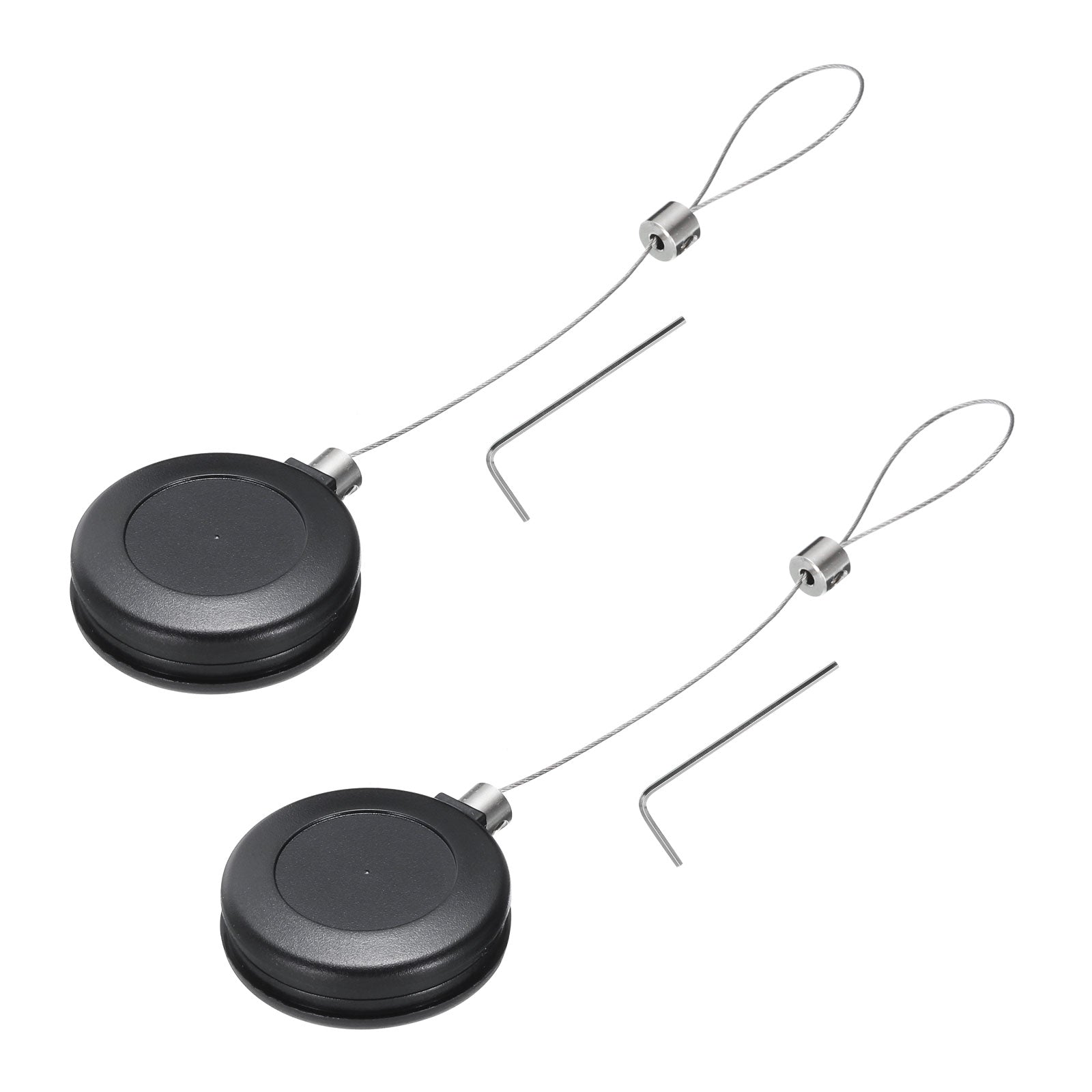 Retractable Remote Control Lock,for TV,DVD,Hardware Cable Lock 2Set ...