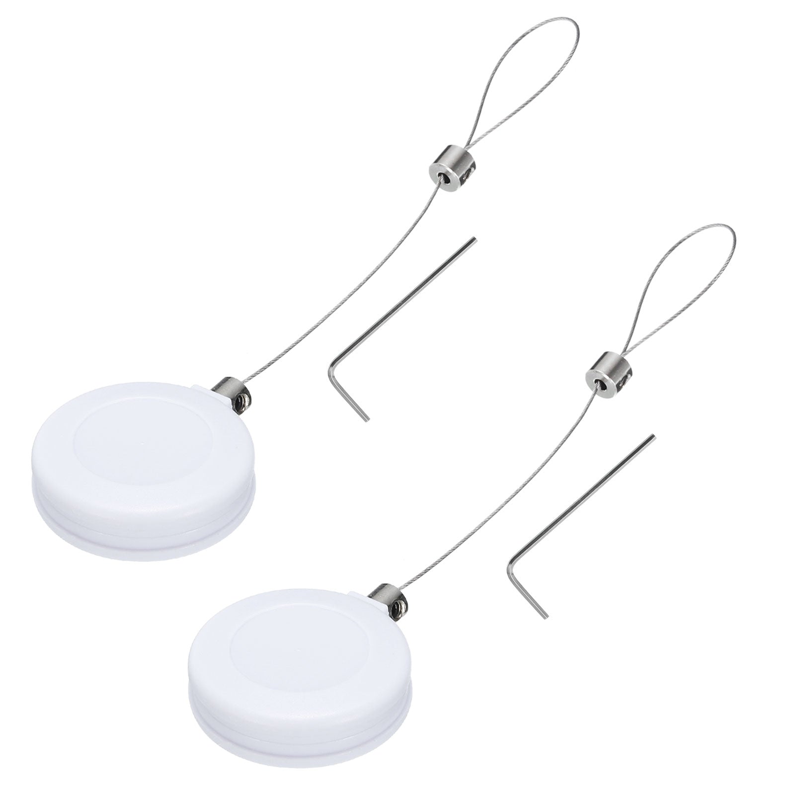 Retractable Remote Control Lock,for TV,DVD,Hardware Cable Lock 2Set ...