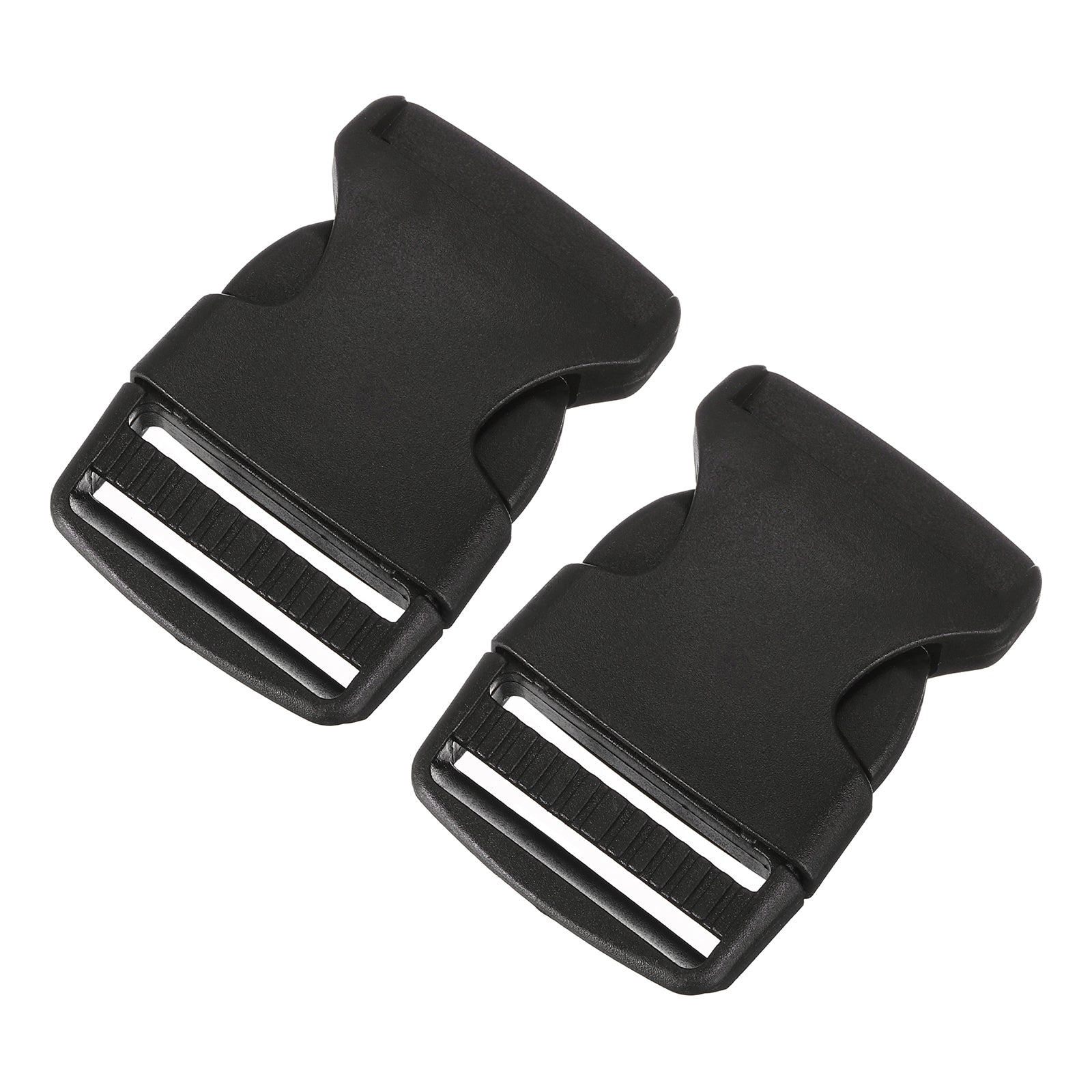 Uxcell 2Pcs 1-1/2" Plastic Dual Adjustable Side Release Buckle for ...