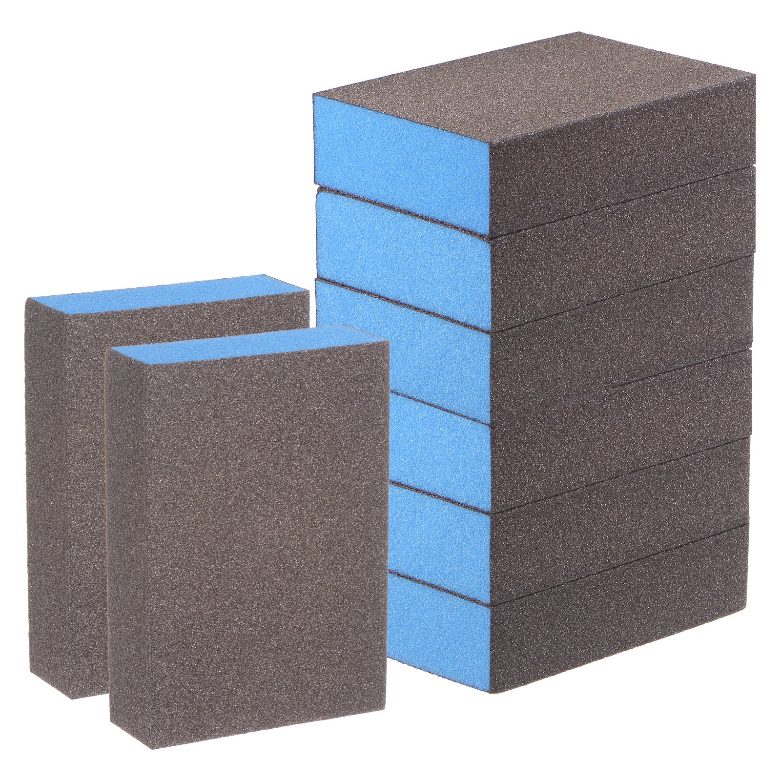 8pcs Sanding Sponge Blocks 400 Grits Sanding Block, 100x70x25mm, Brown ...