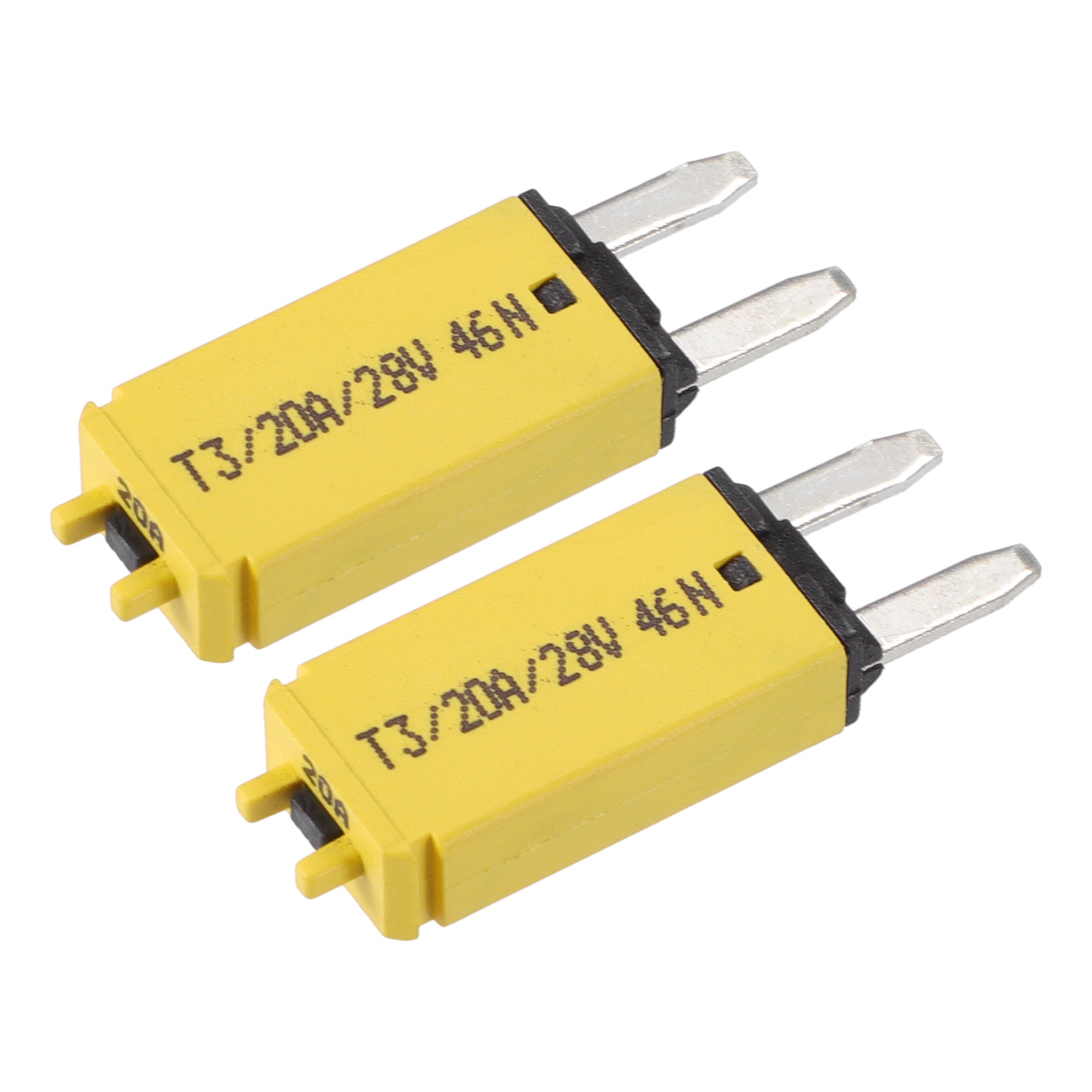 2 Pcs Circuit Breaker Fuse E73 20A Manual Resettable Fuse Breaker for ...