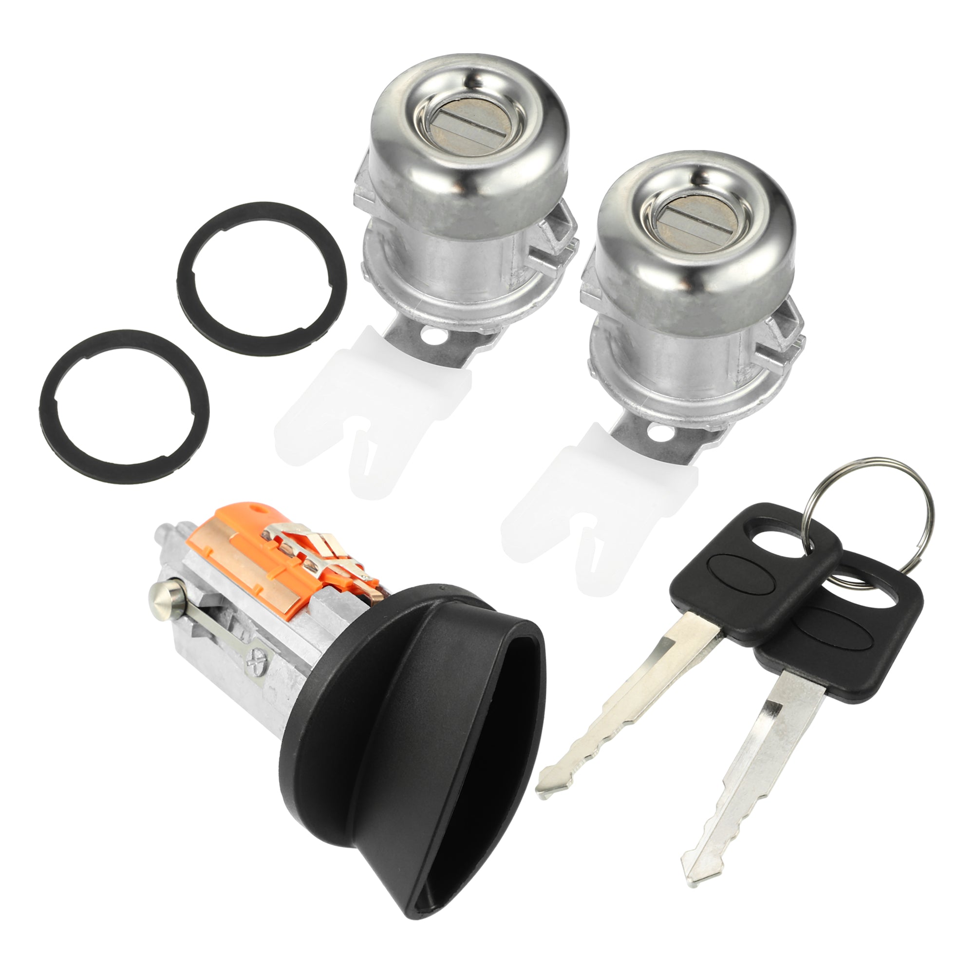 No.7C3Z-1521990-A/7C3Z1521990A Pair Door Lock Cylinder for Ford F150 ...