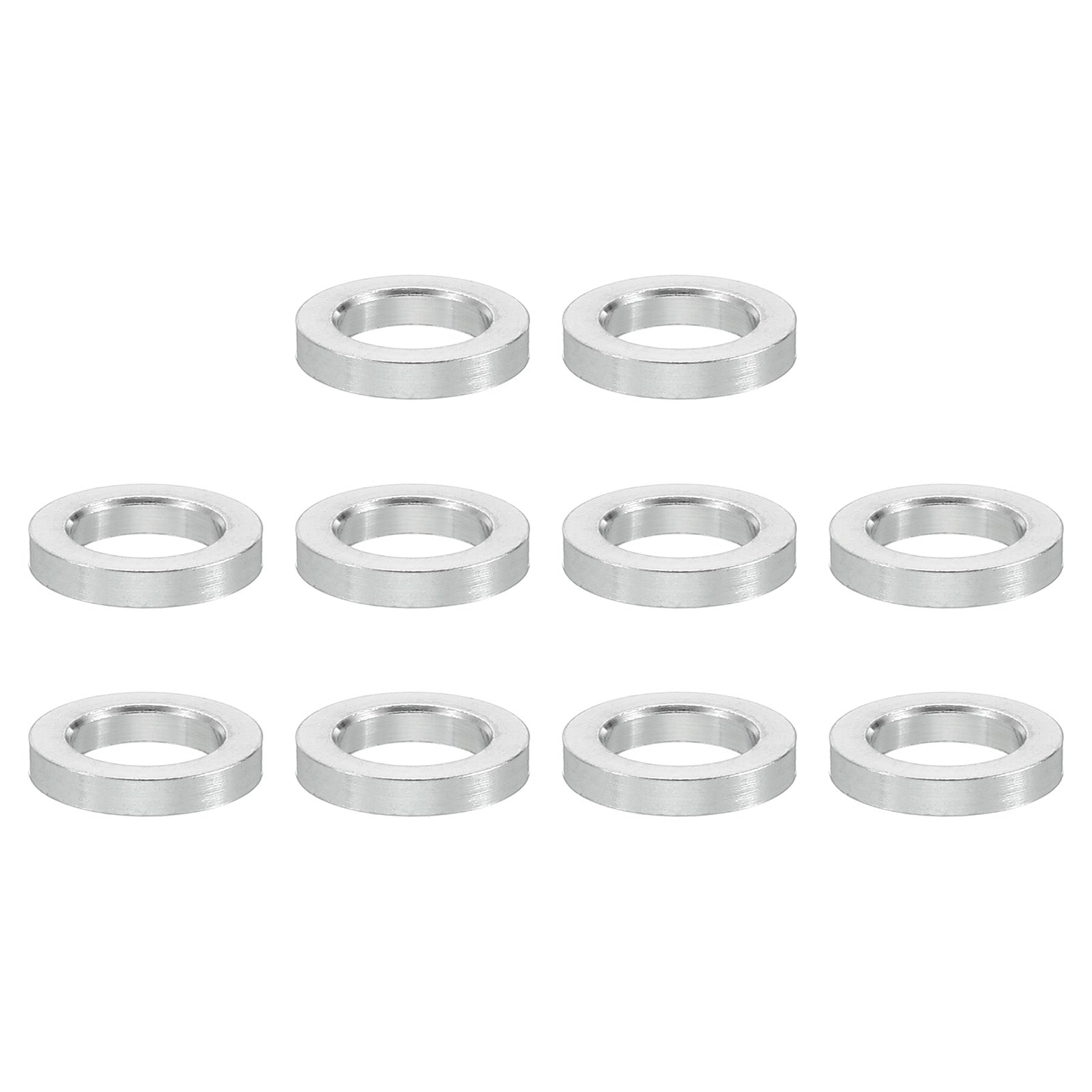 M5 Aluminum Spacers, 10 Pcs Metal Spacer Aluminum 5.2mm ID x 8mm OD x 1 ...