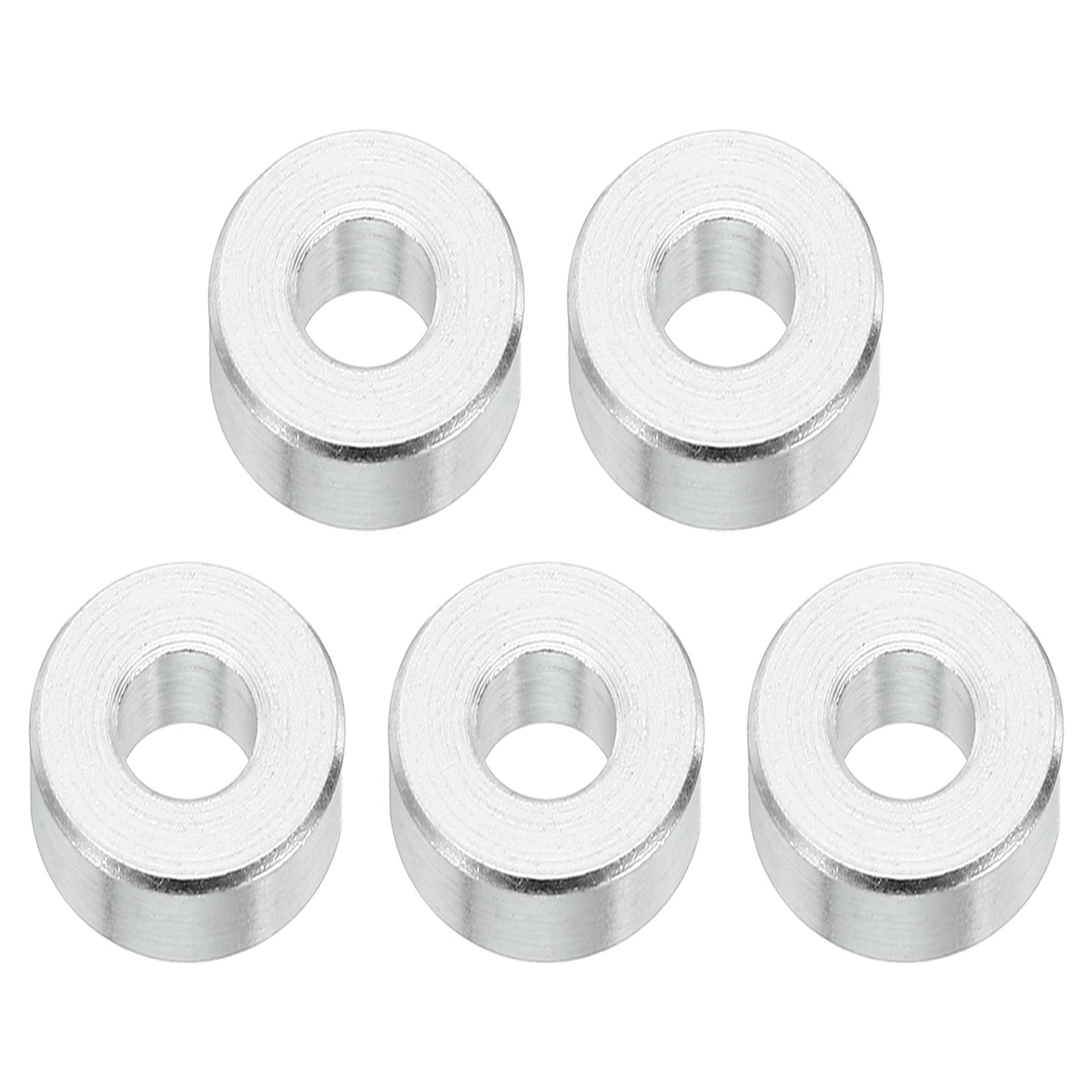 M5 Aluminum Spacers, 5 Pcs Metal Spacer Aluminum 5.2mm ID x 12mm OD x ...