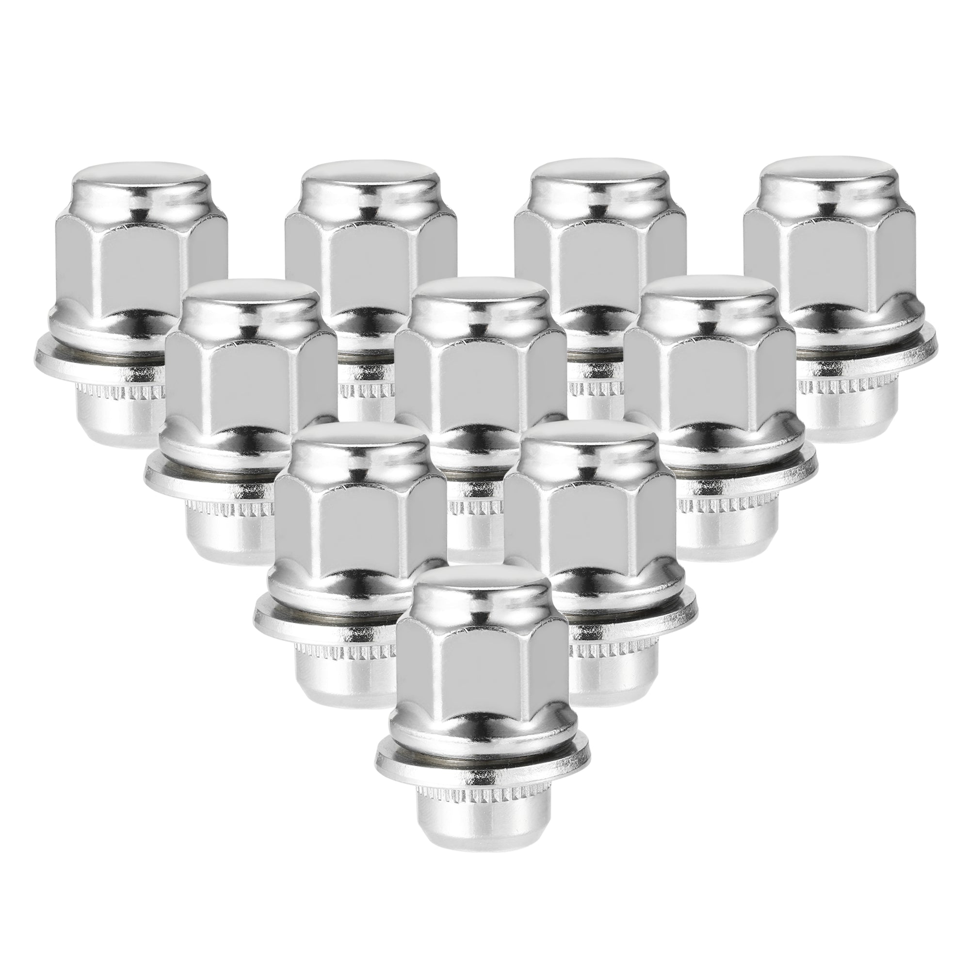 Wheel Lug Nuts Compatible for Lexus LS460 LC500, Durable Chorme Plated ...