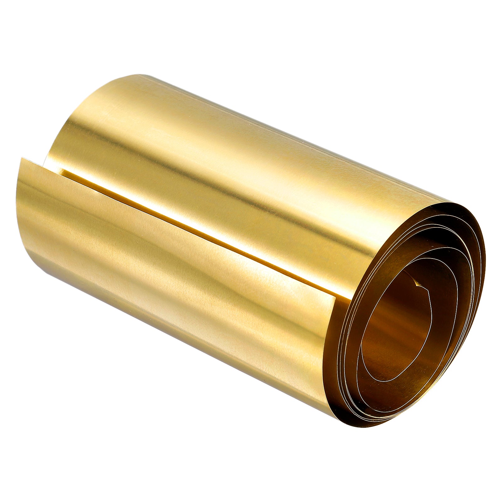 Uxcell Brass Sheet Roll, Metal Foil Plate 2000mm x 100mm x 0.01mm ...