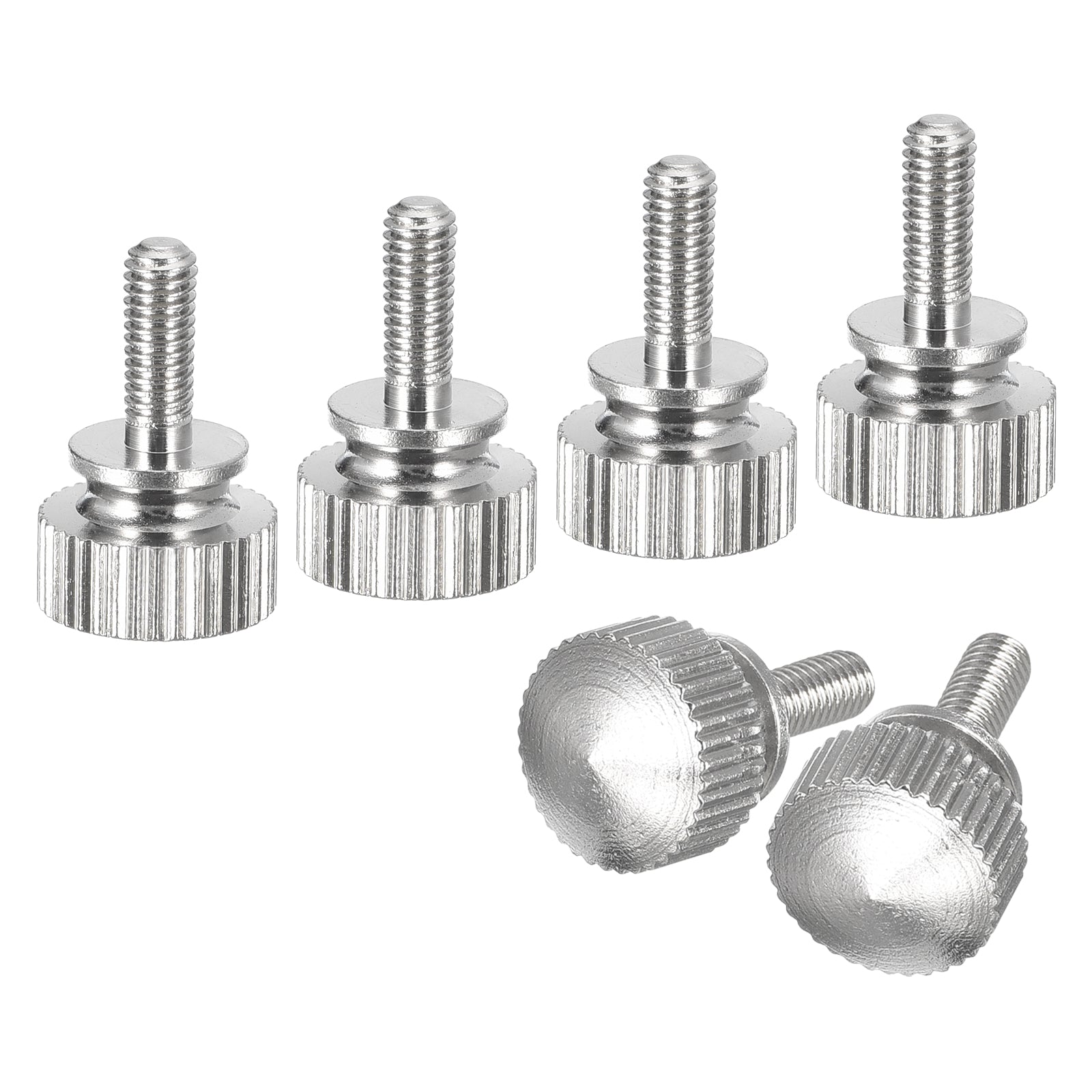 Uxcell M3x8mm Knurled Thumb Screws, 6pcs Brass Thumb Screws with ...