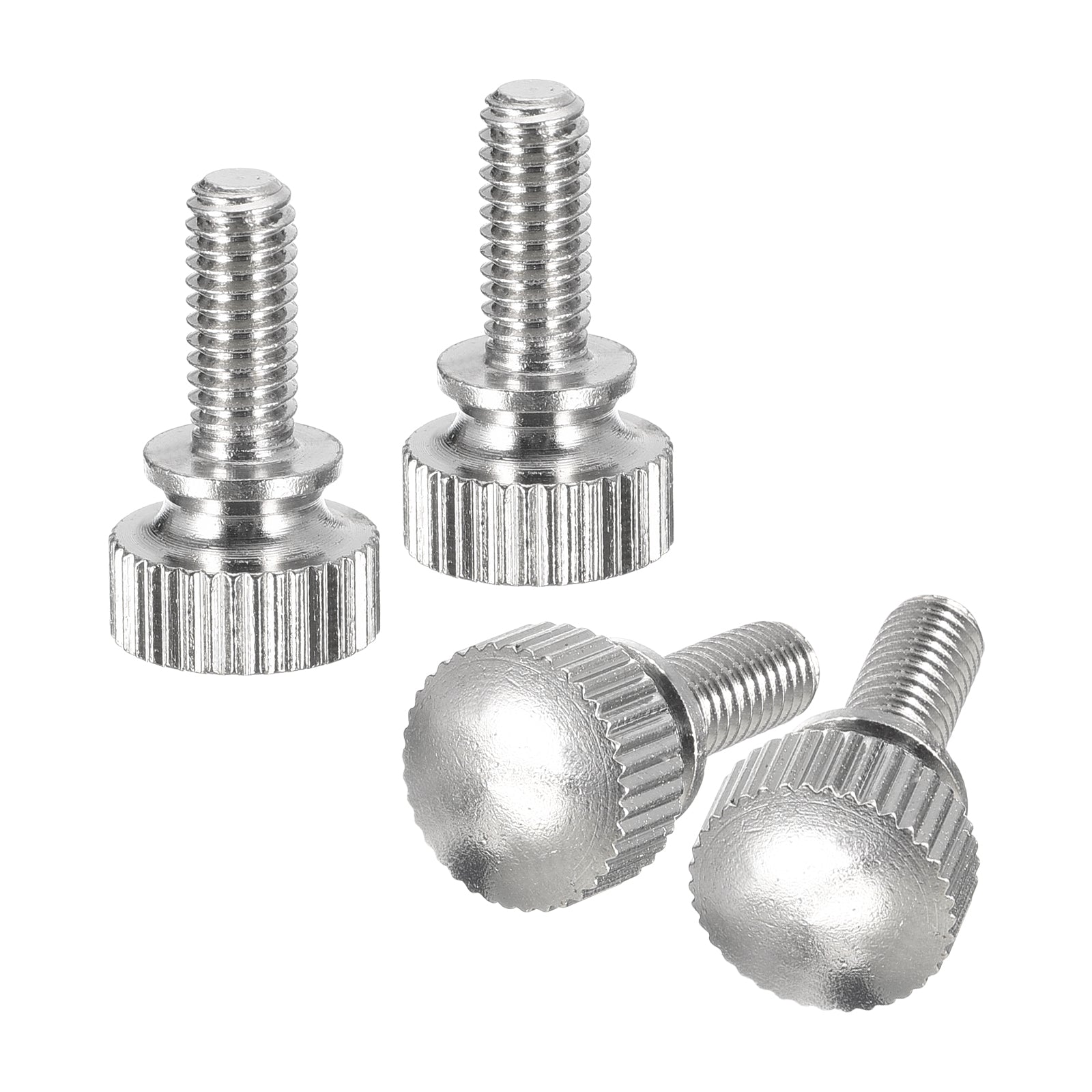 Uxcell M4x10mm Knurled Thumb Screws, 4pcs Brass Thumb Screws with ...